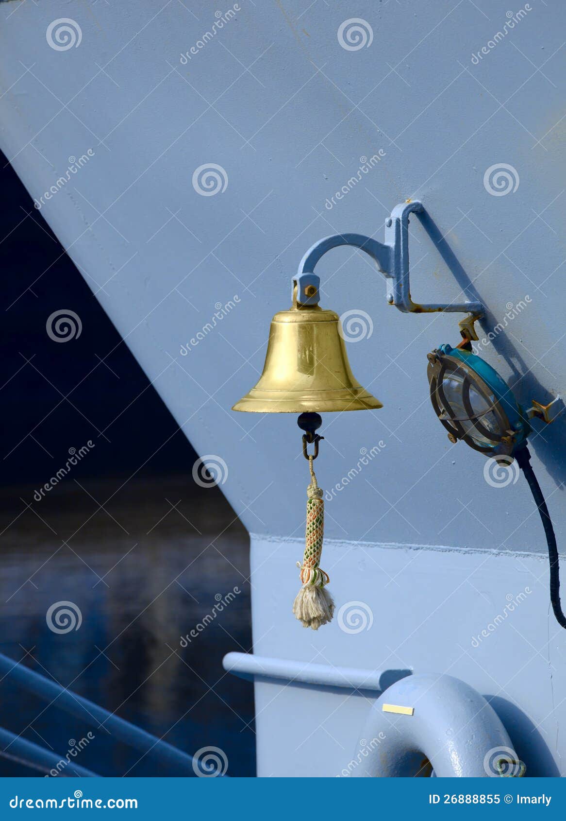 Sea bell stock image. Image of sunny, travel, brass, navy - 26888855