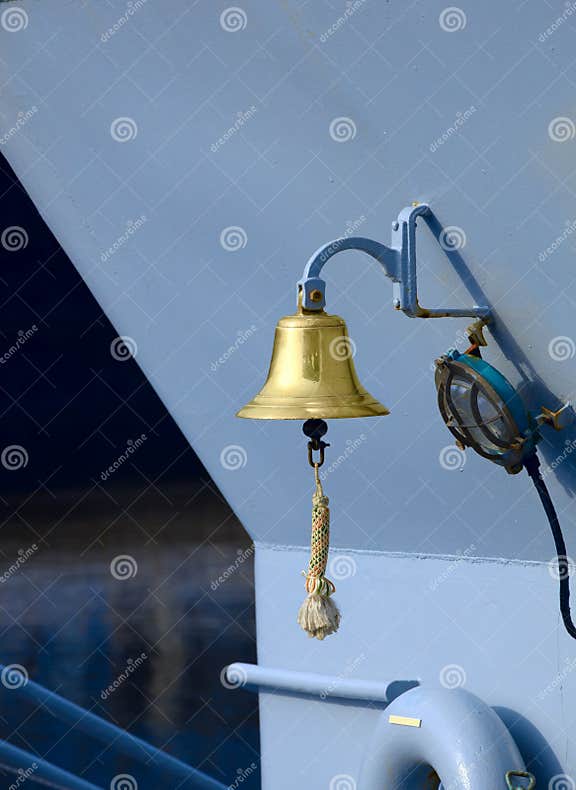 Sea bell stock image. Image of sunny, travel, brass, navy - 26888855