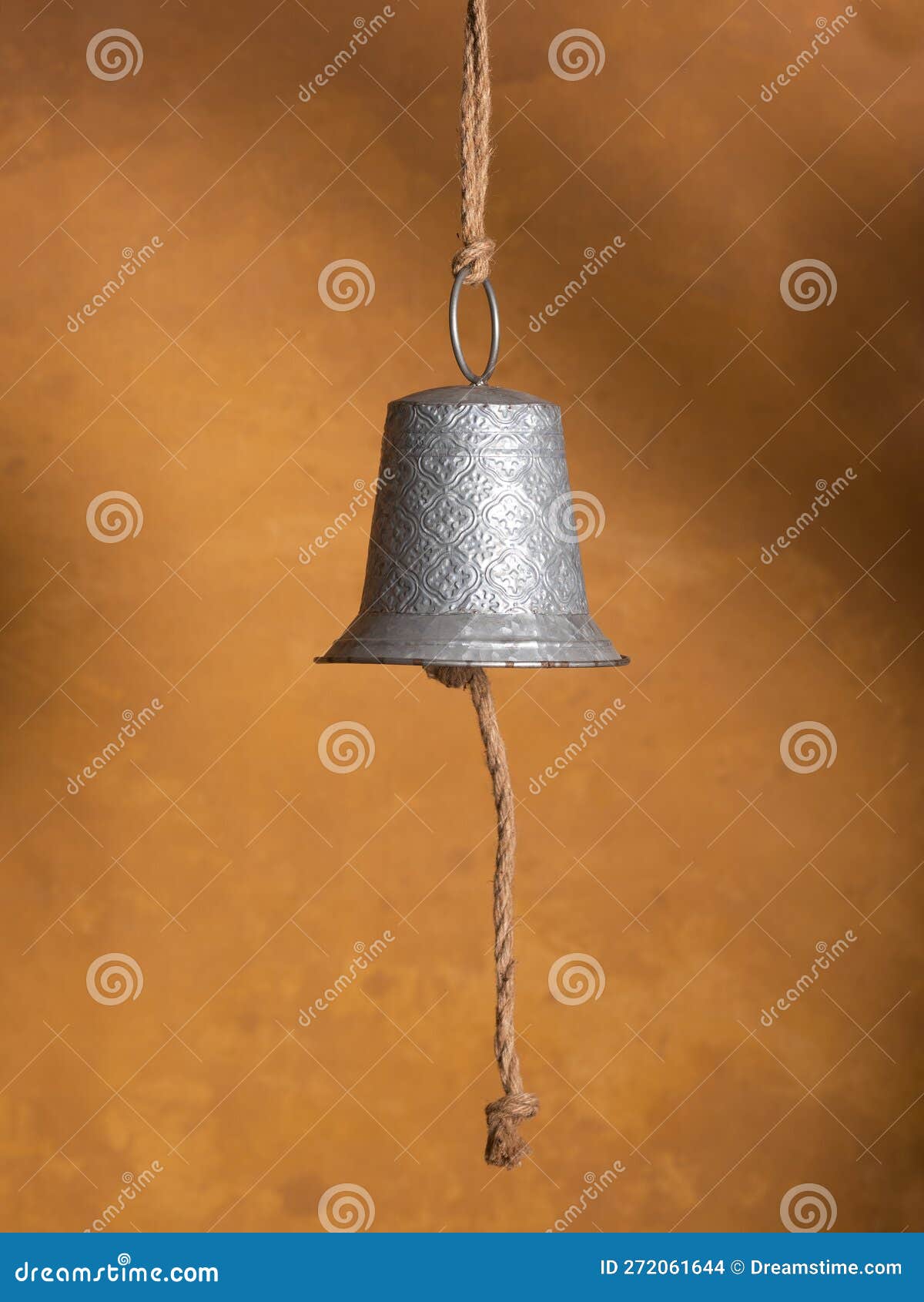 Sea Bell on a Solid Yellow Background. Stock Photo - Image of ...