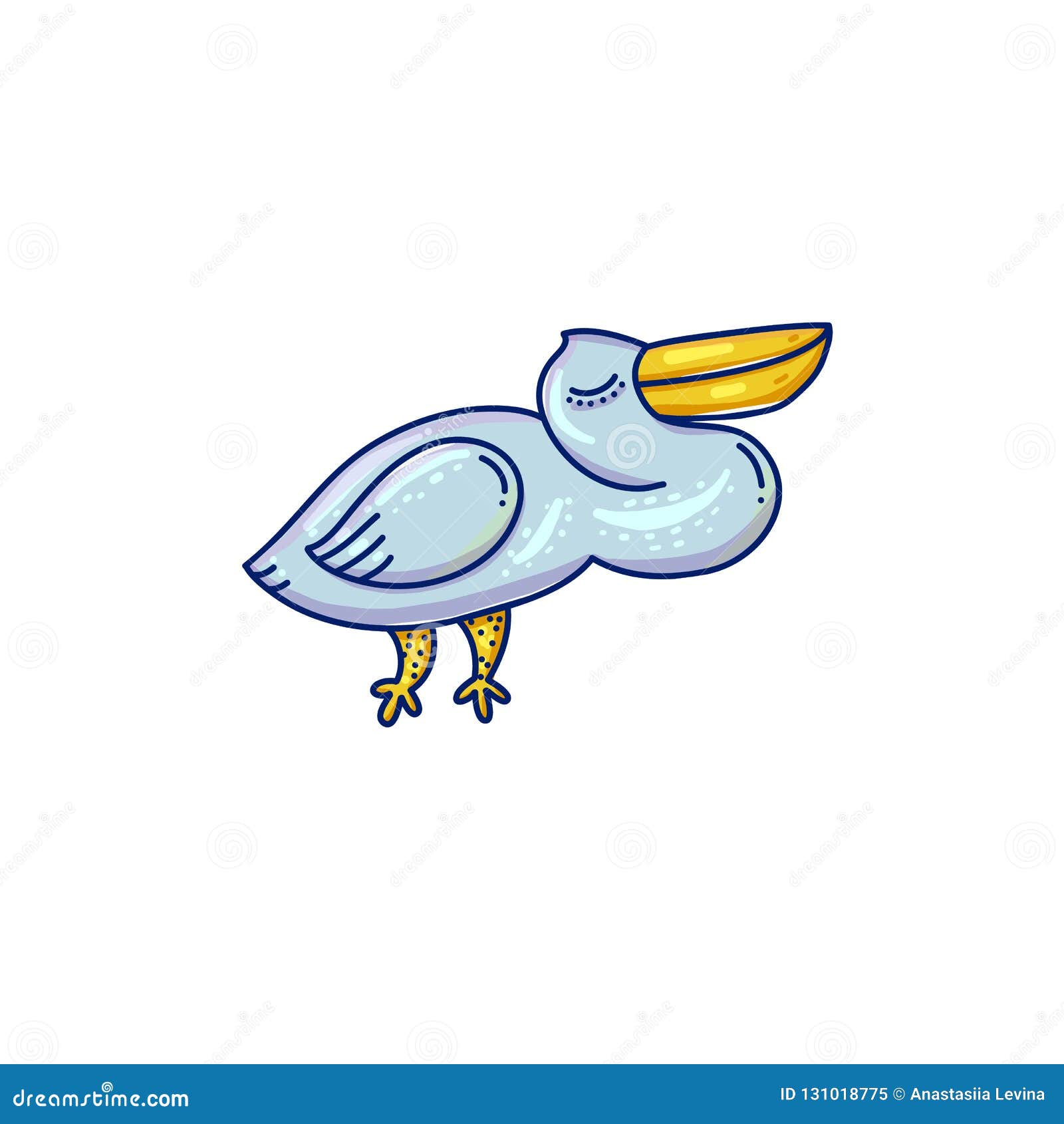 Sea bird illustration. stock vector. Illustration of graphic - 131018775