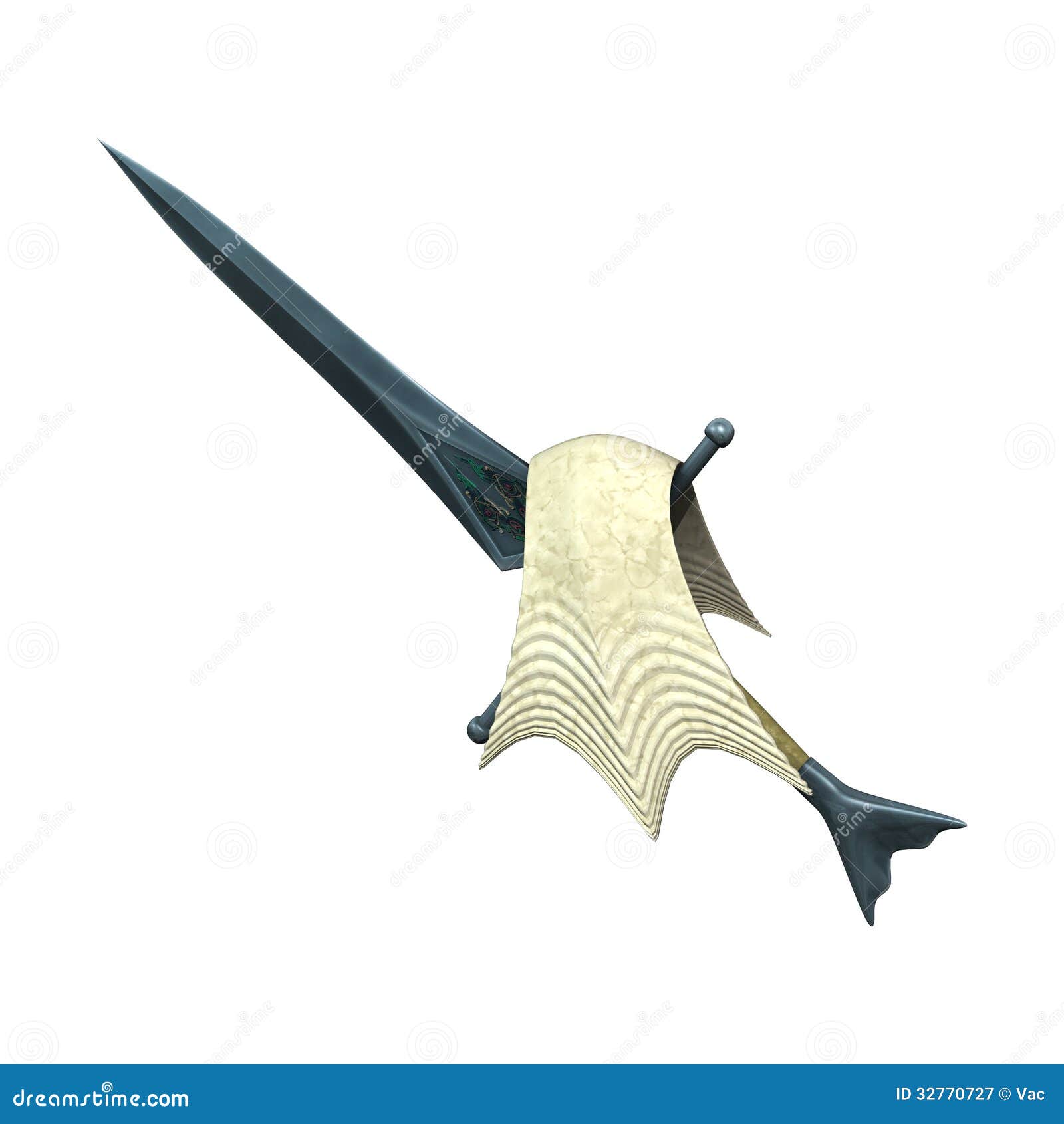 Sea Blade Dagger stock illustration. Illustration of sailor - 32770727