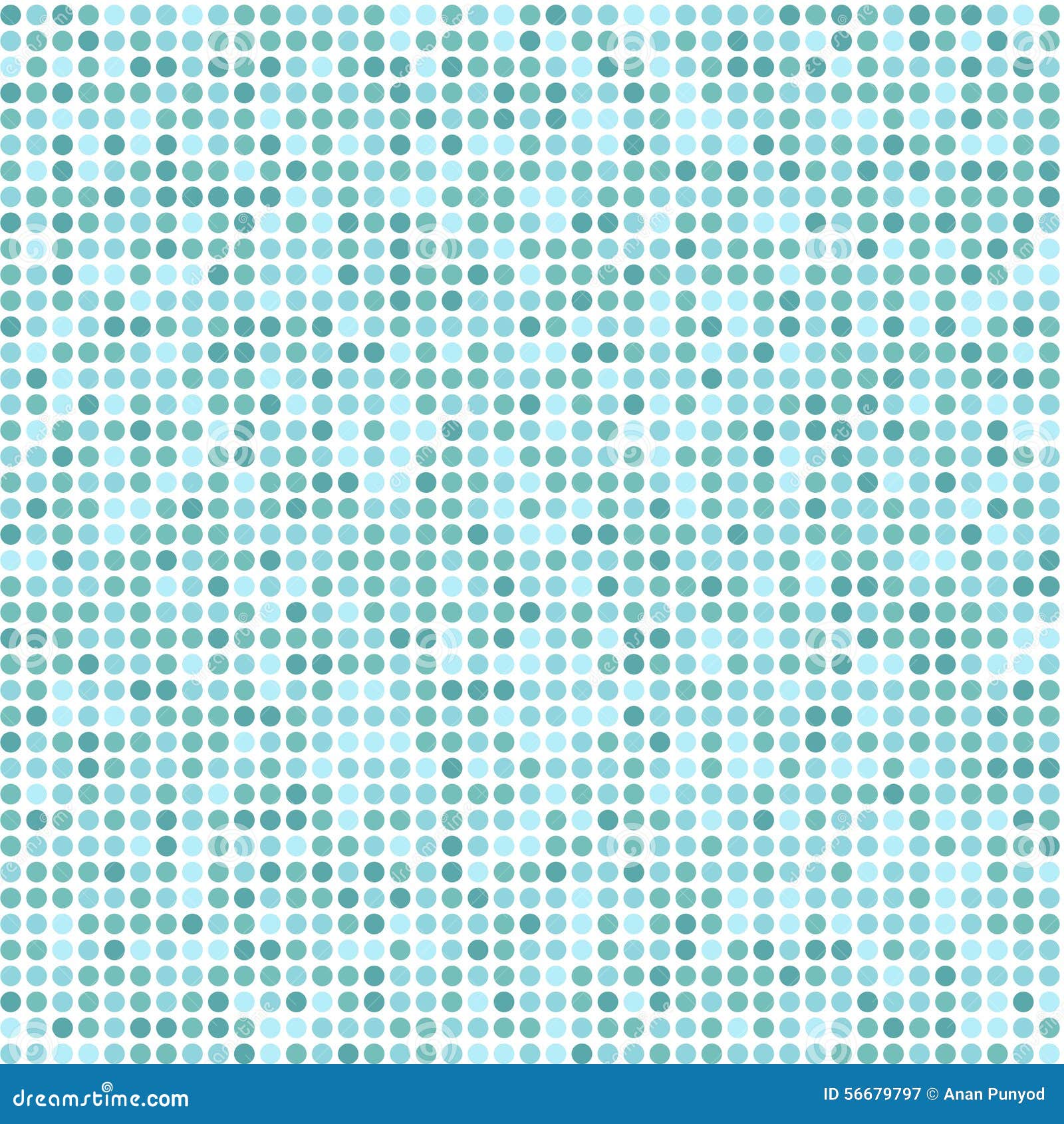 Sea Blue Circle Dot Mosaic Pattern Vector Design Stock Vector ...