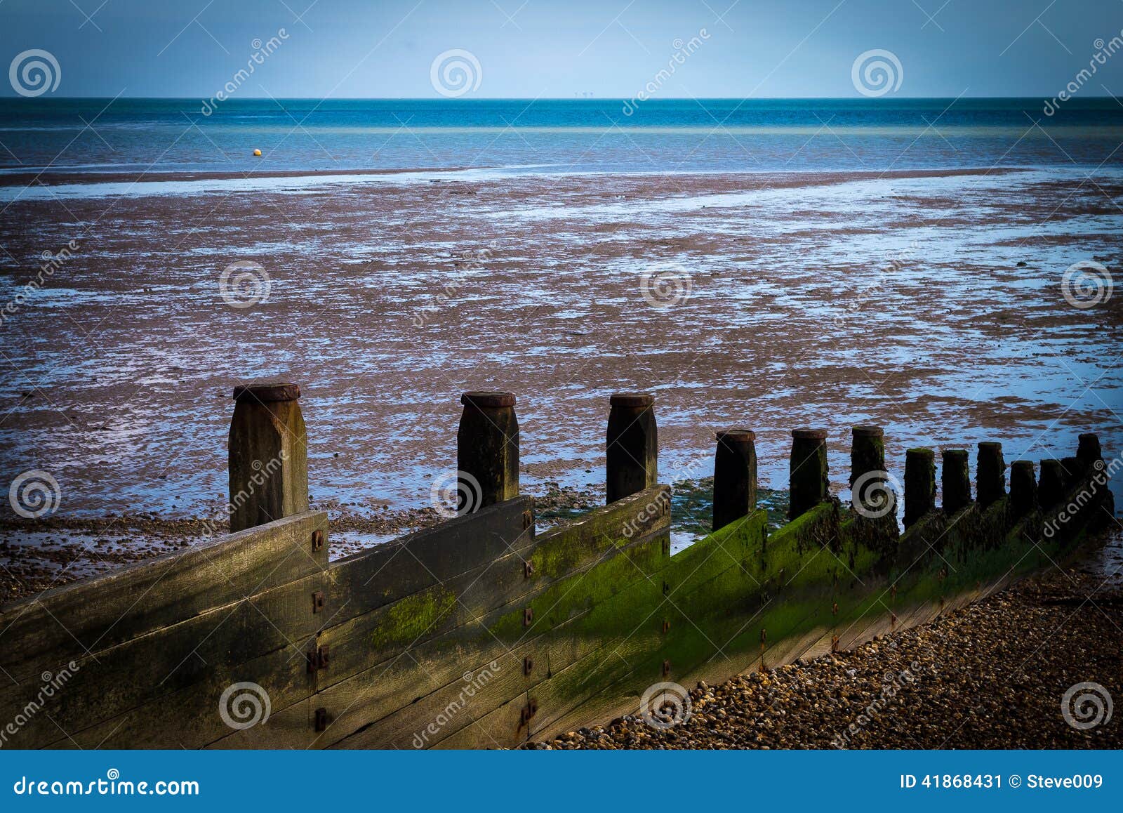 Sea Breakers stock image. Image of pebble, kent, beach - 41868431