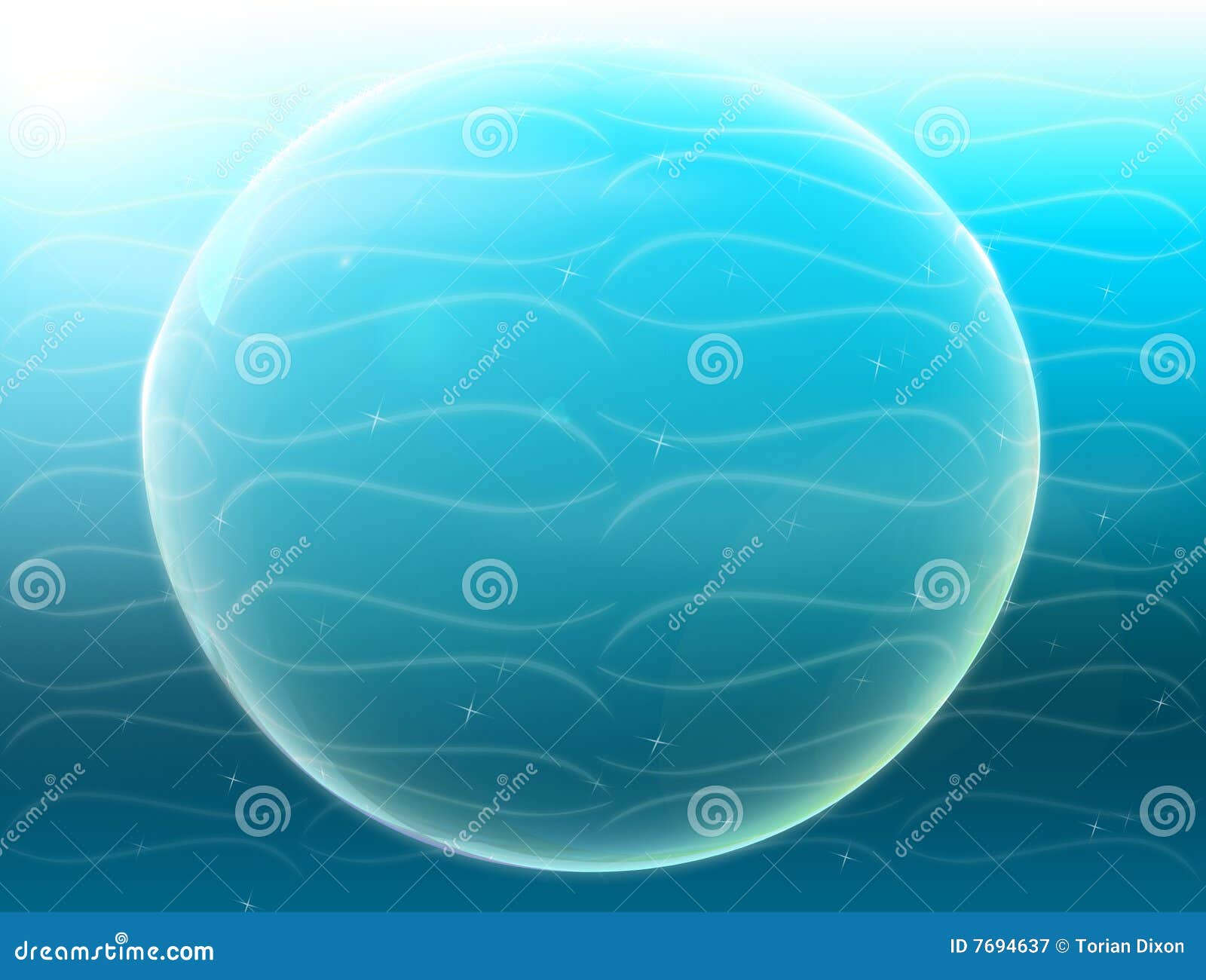 Sea Bubble stock illustration. Illustration of water, abstract - 7694637