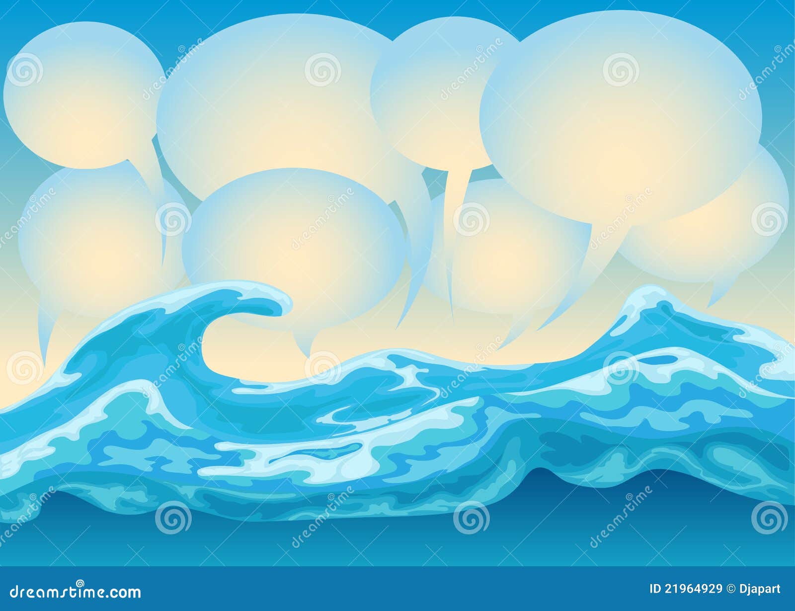 Sea of bubble text stock vector. Illustration of flora - 21964929