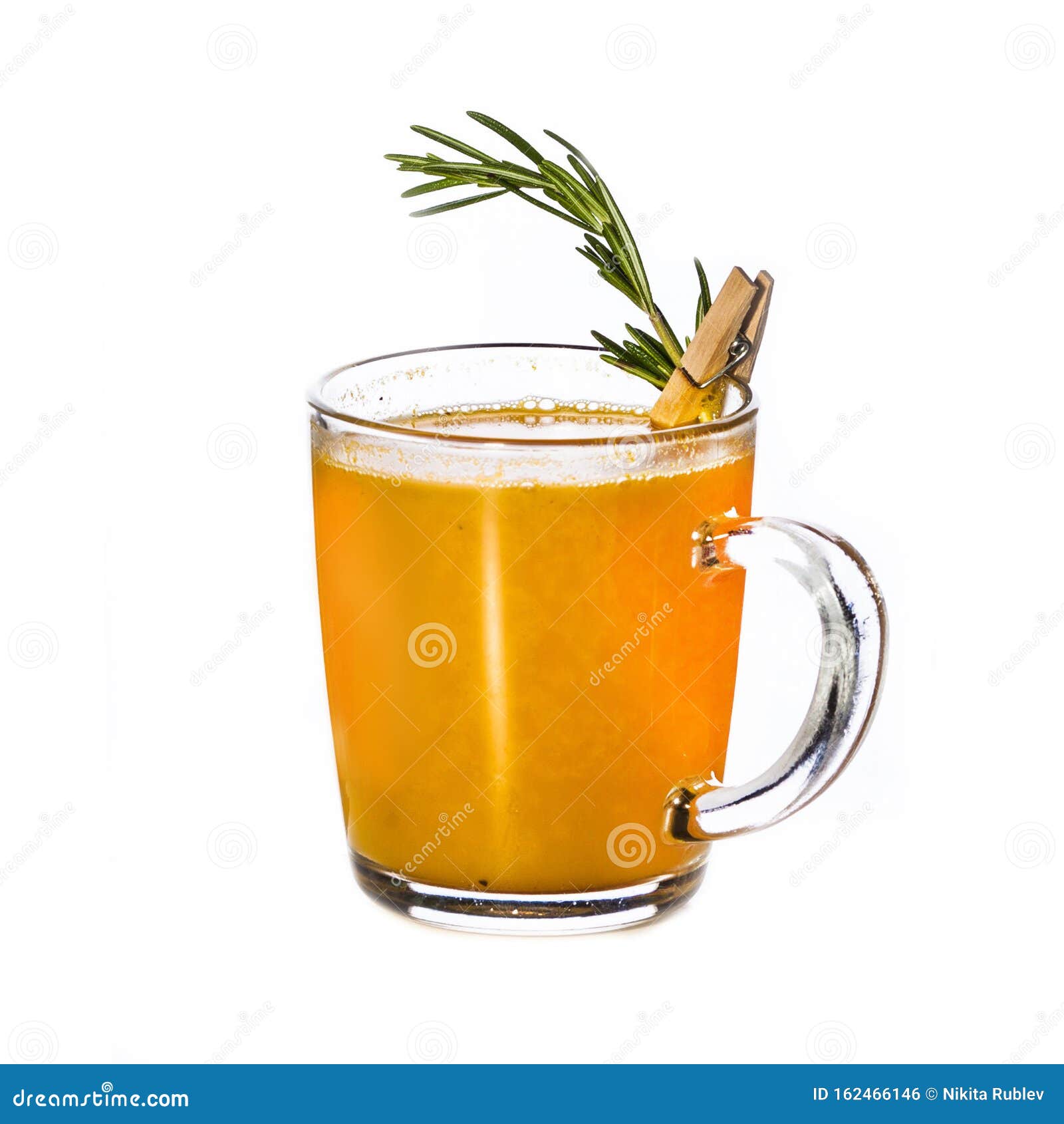 Sea Buckthorn Tea Isolated on White Background Stock Photo - Image of ...