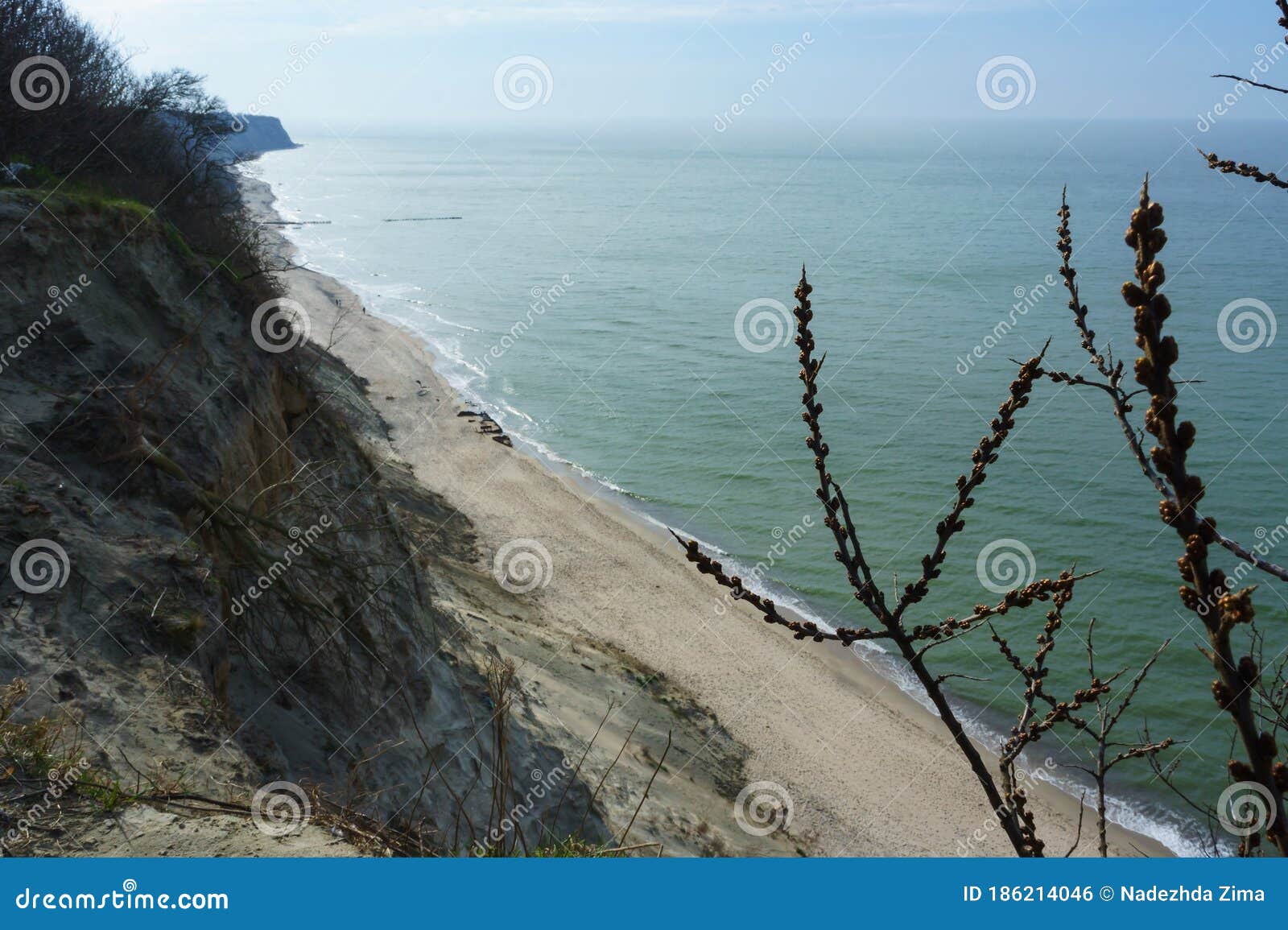 Sea Cliff Coast, Sea Coast Top View Stock Photo - Image of tropical ...