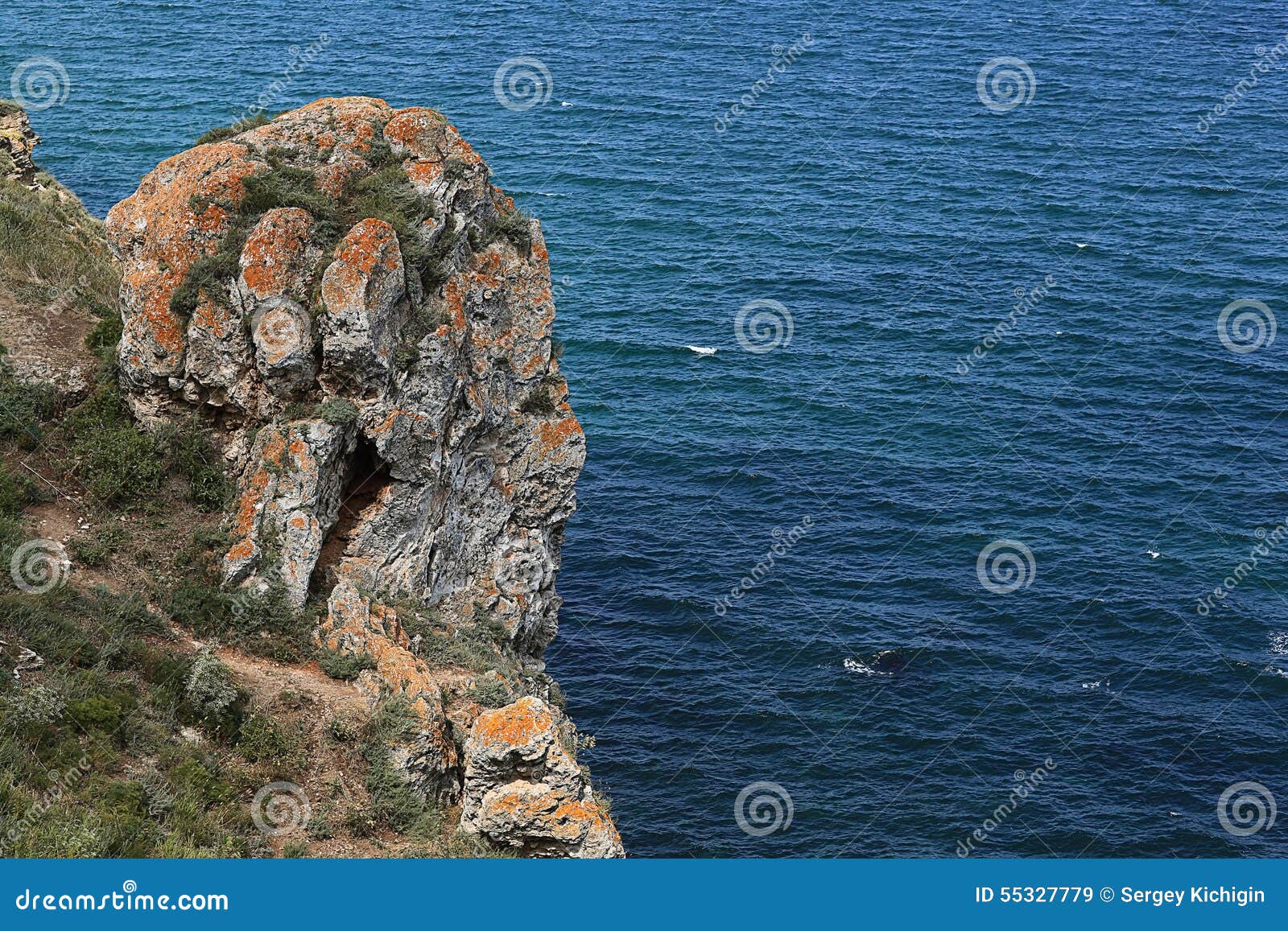 Sea cliff rocks stock image. Image of ocean, face, coast - 55327779