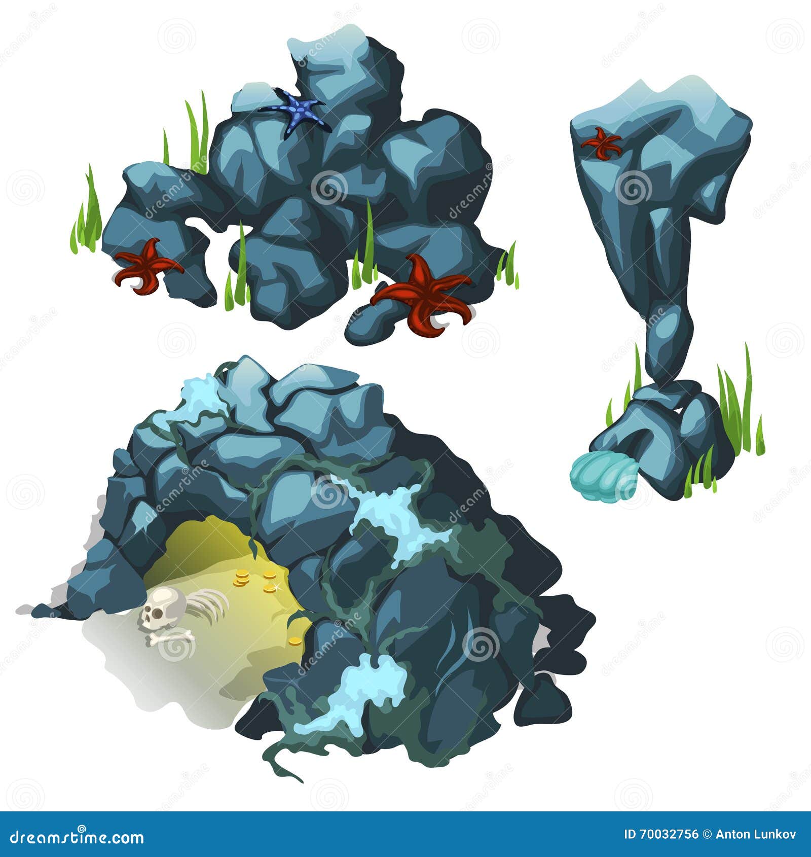 Man In Cave After Human Civilization Collapse Drawing Cars On The Rock ...