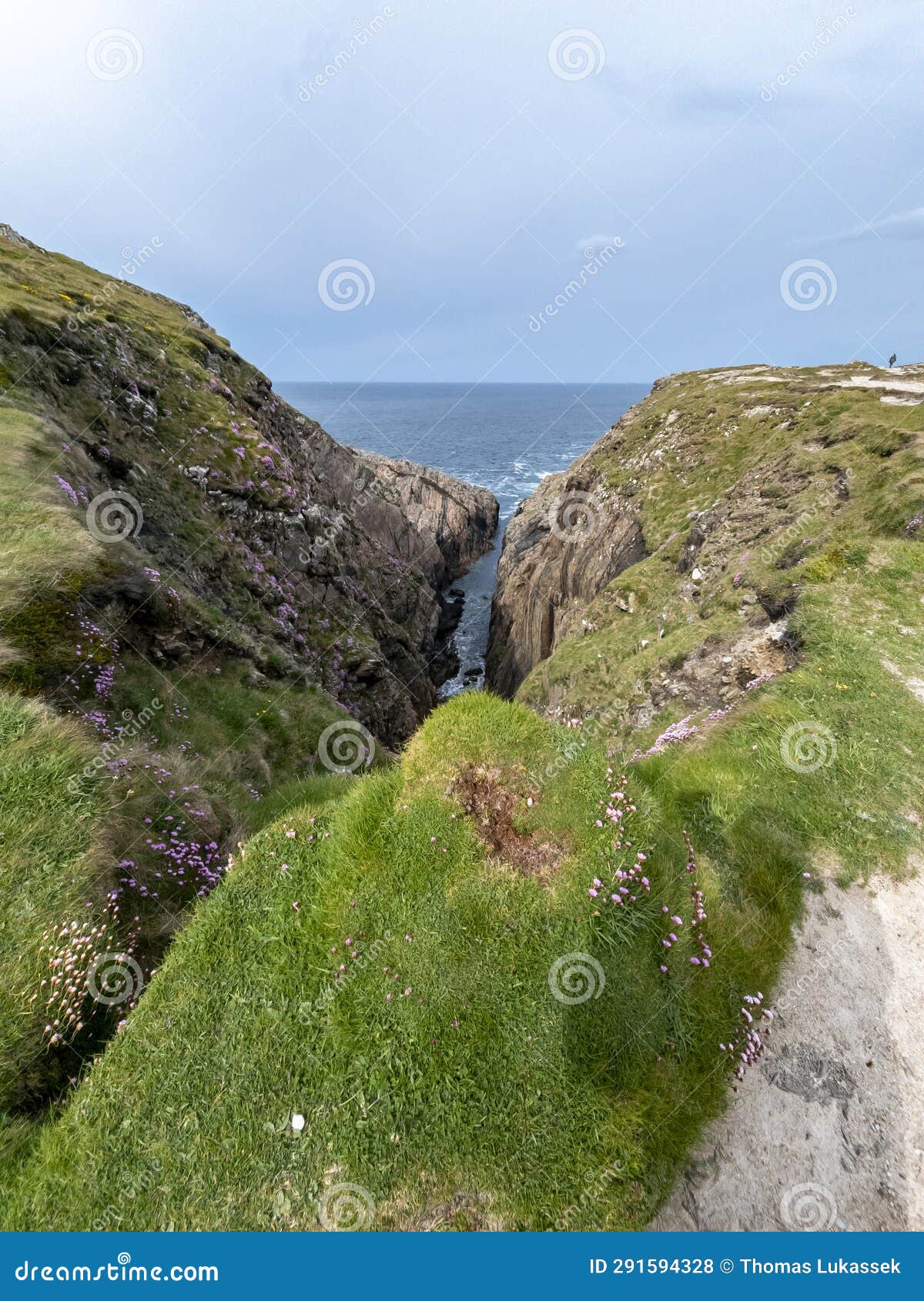The Sea Cliffs and Stacks at Malin Head. the Northern Most Point in ...