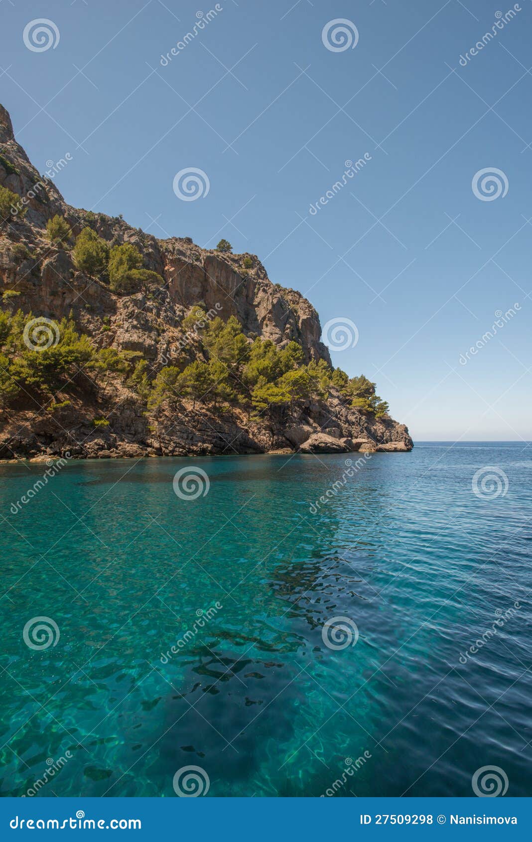 Sea at Coast of Mallorca Balearic Islands Stock Photo - Image of cape ...