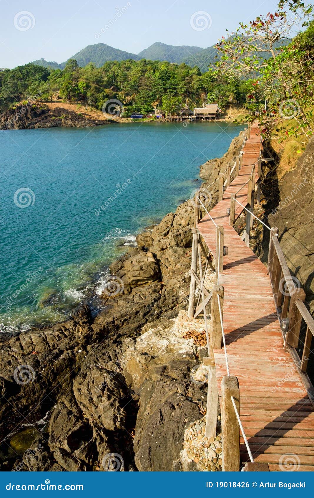 Sea Coast Scenery stock photo. Image of flora, rocks - 19018426