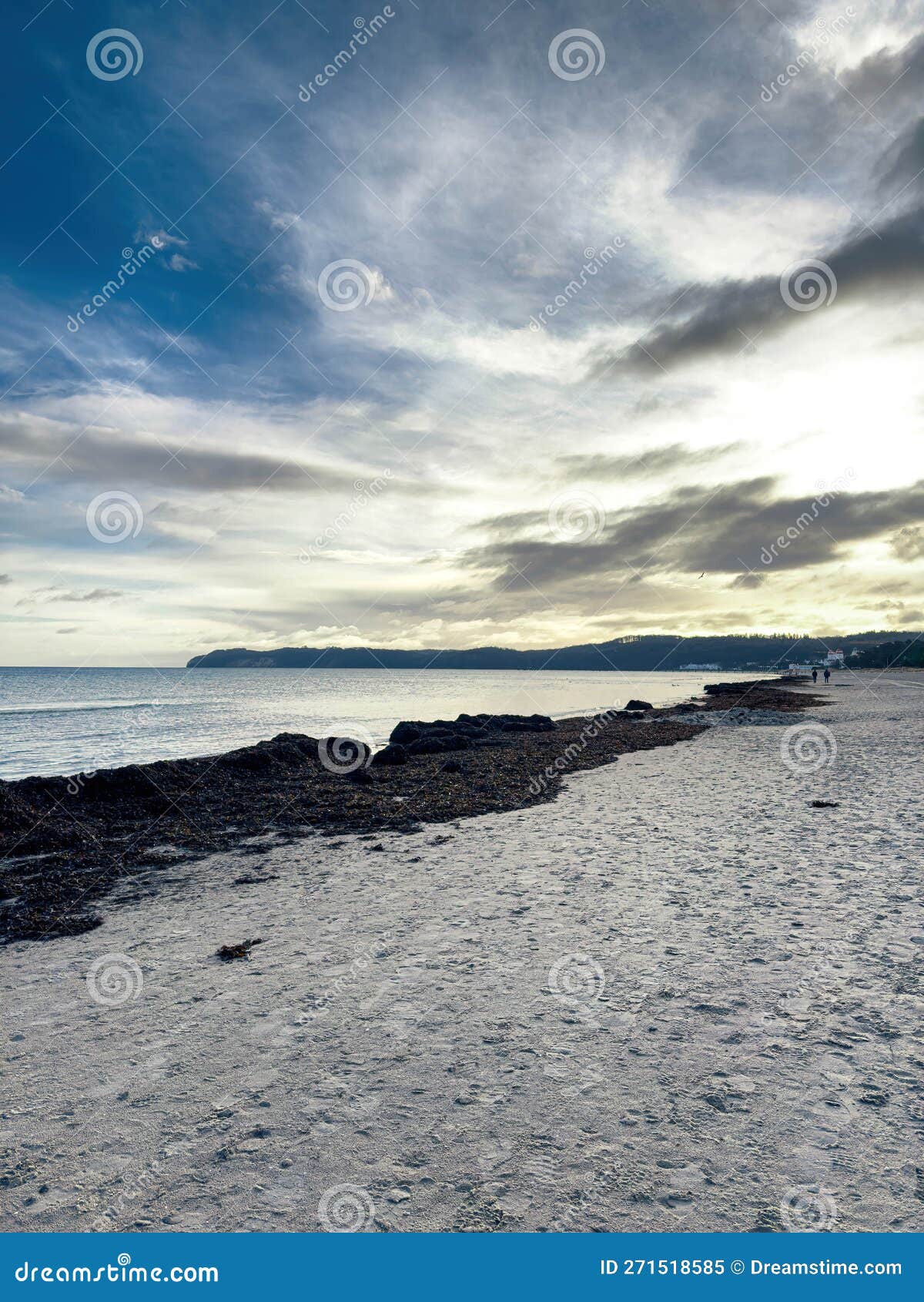 Sea Coast with Seashells and Texture Waves, Sea Lanscape. Stock Image ...
