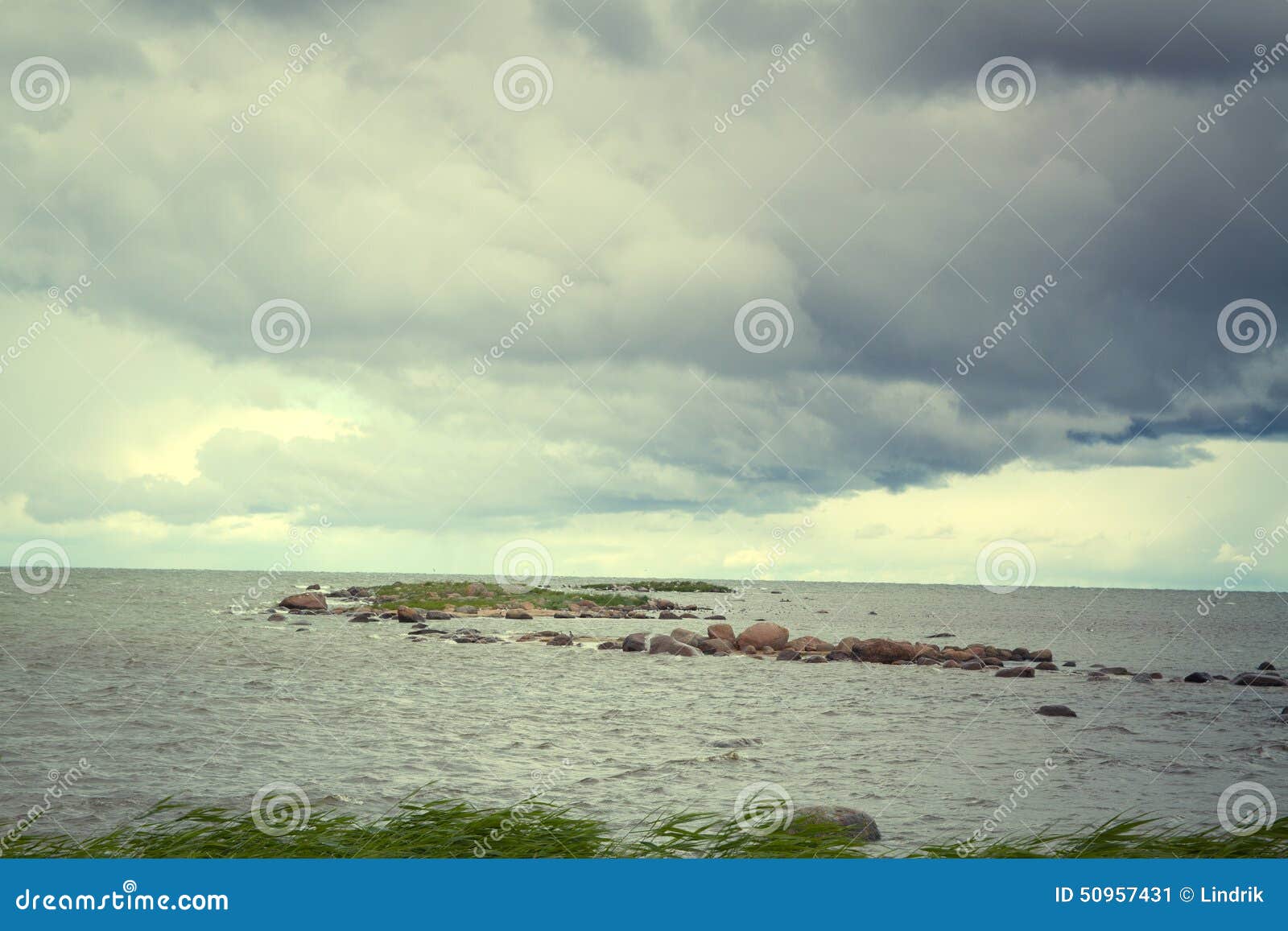 Sea Coast in the Spring in Hot Weather Stock Image - Image of light ...