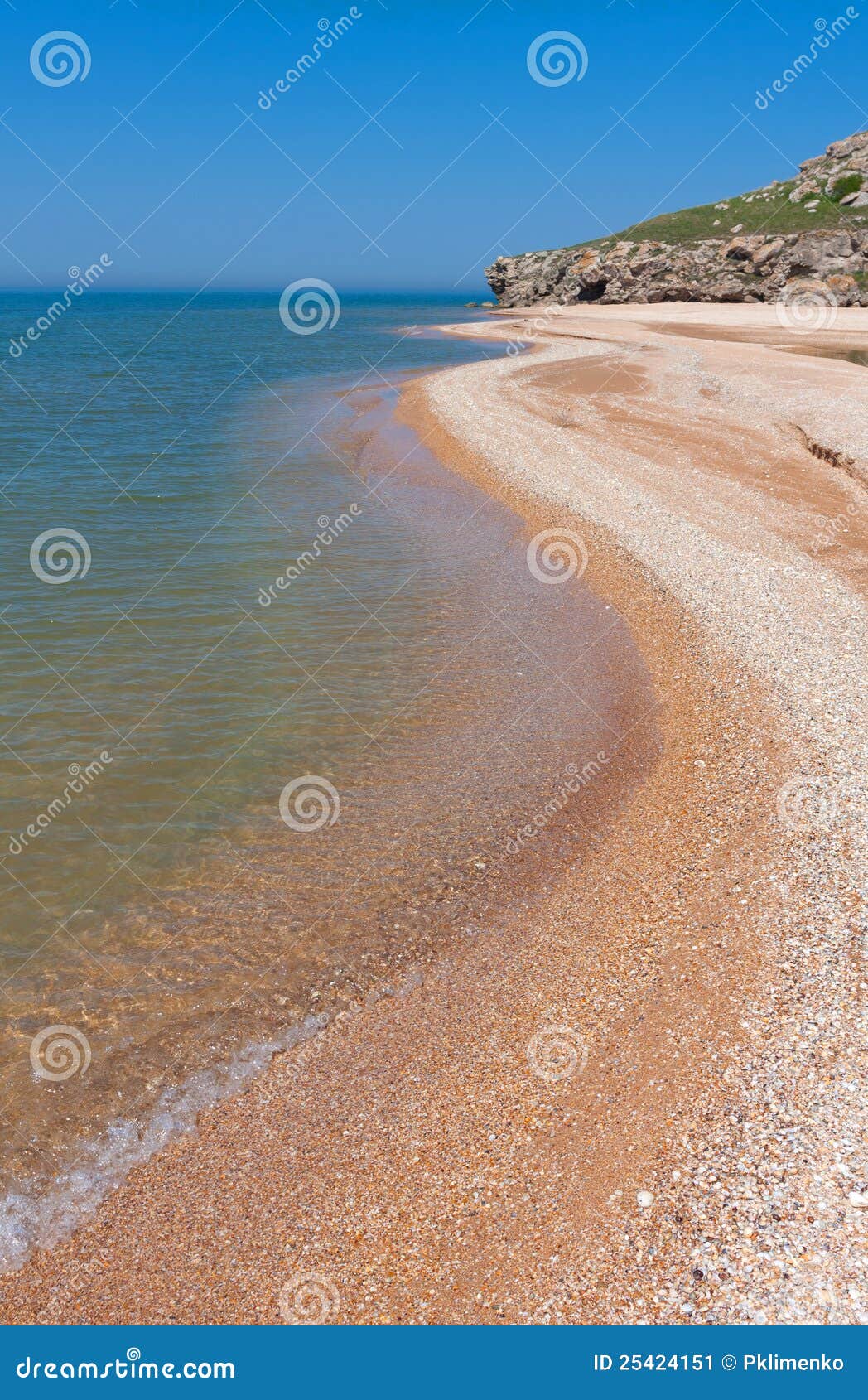 Sea coast in summer stock image. Image of hill, beauty - 25424151