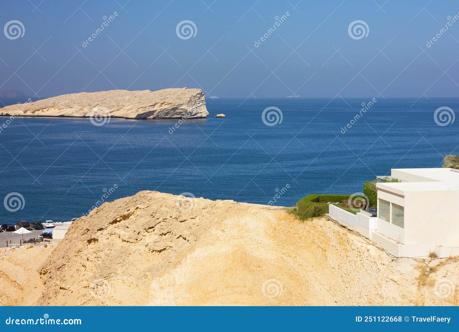Sea Coast View, Muscat, Oman Stock Photo - Image of ocean, arabian ...