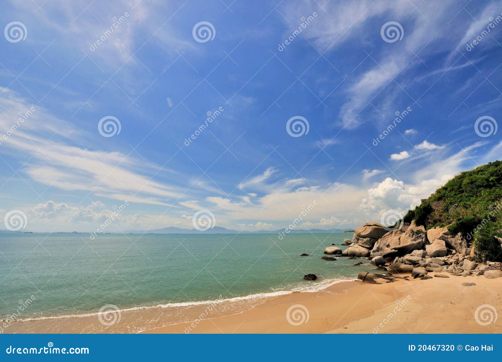 Sea coast with wide sky stock photo. Image of physiognomy - 20467320
