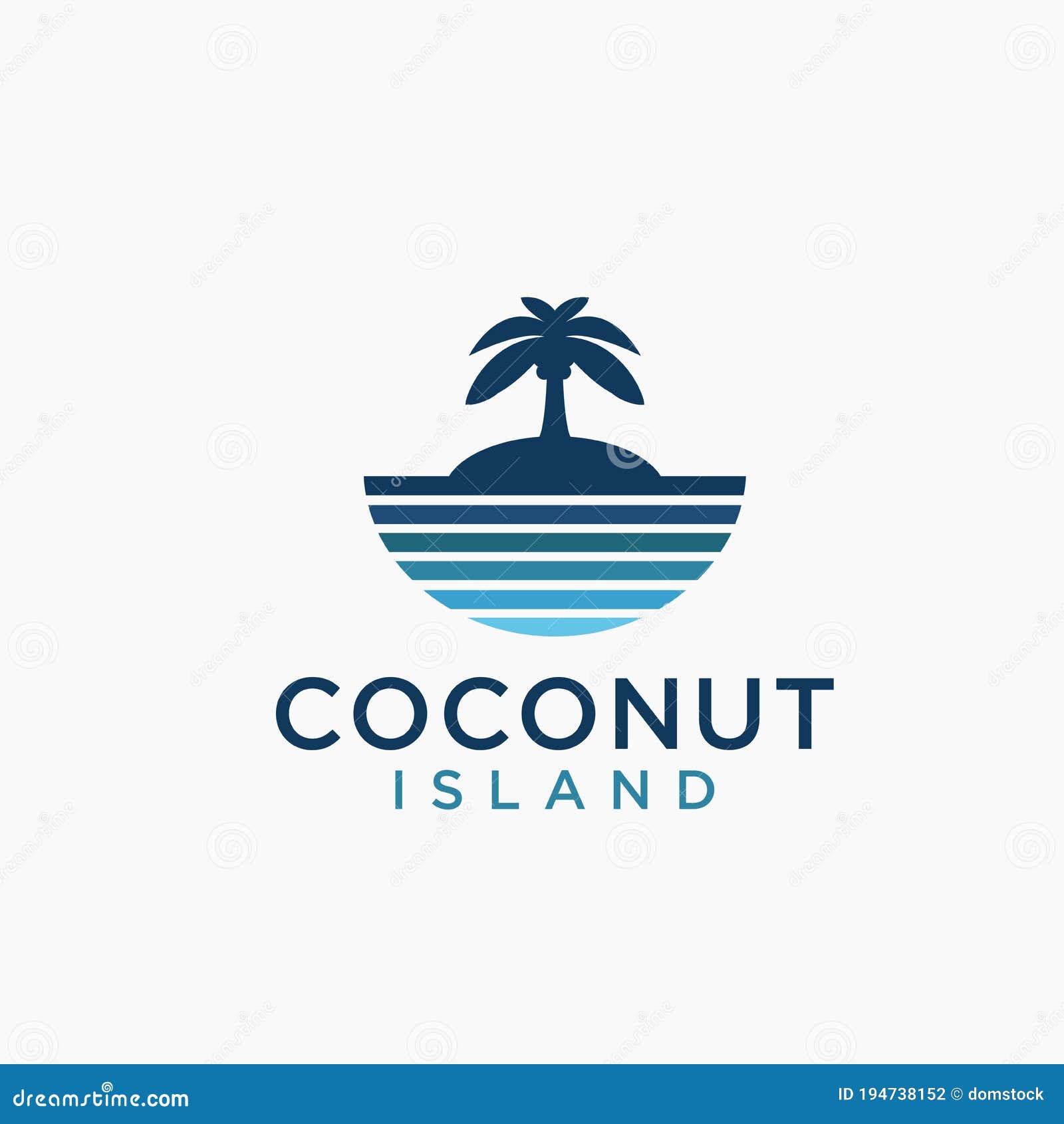 Aka Island Logo. Map Of Aka Island With Island. Vector Illustration ...