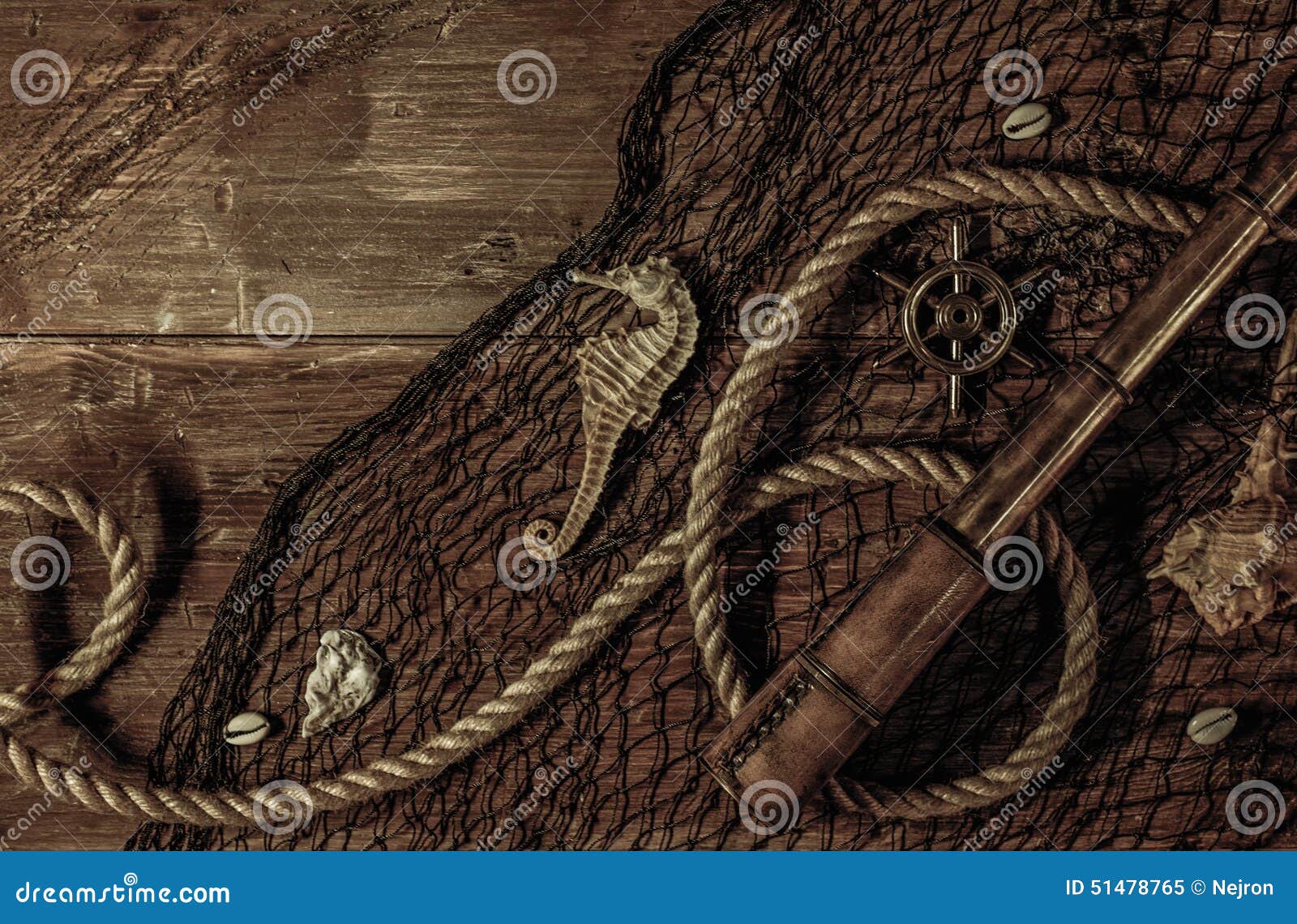 Sea concept stock image. Image of spyglass, fisherman - 51478765