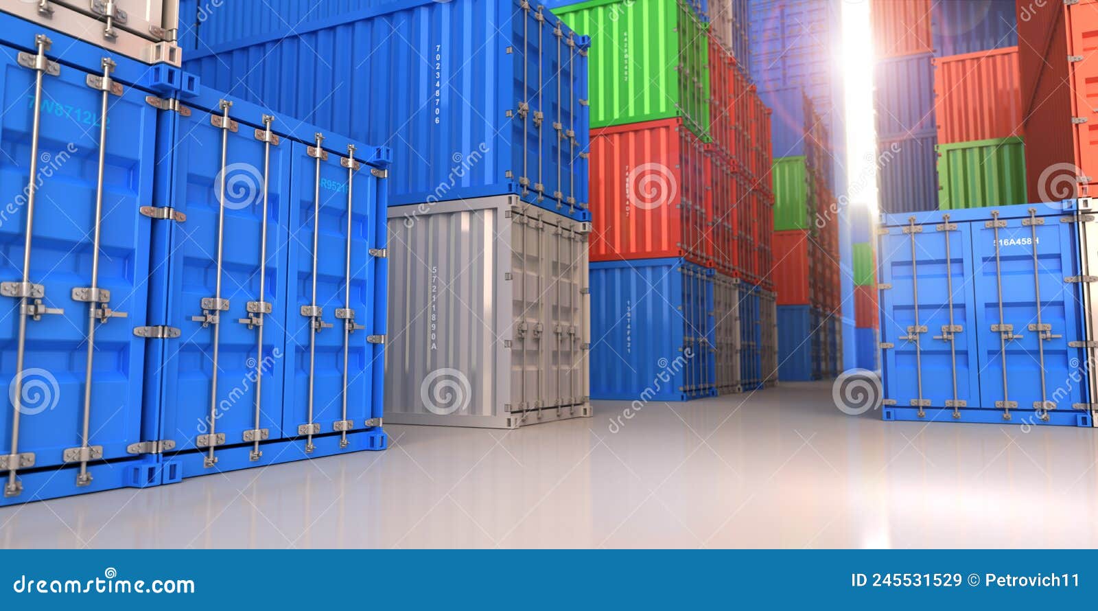Freight Containers With Kuwait And Israel National Flags. Stock Photo ...