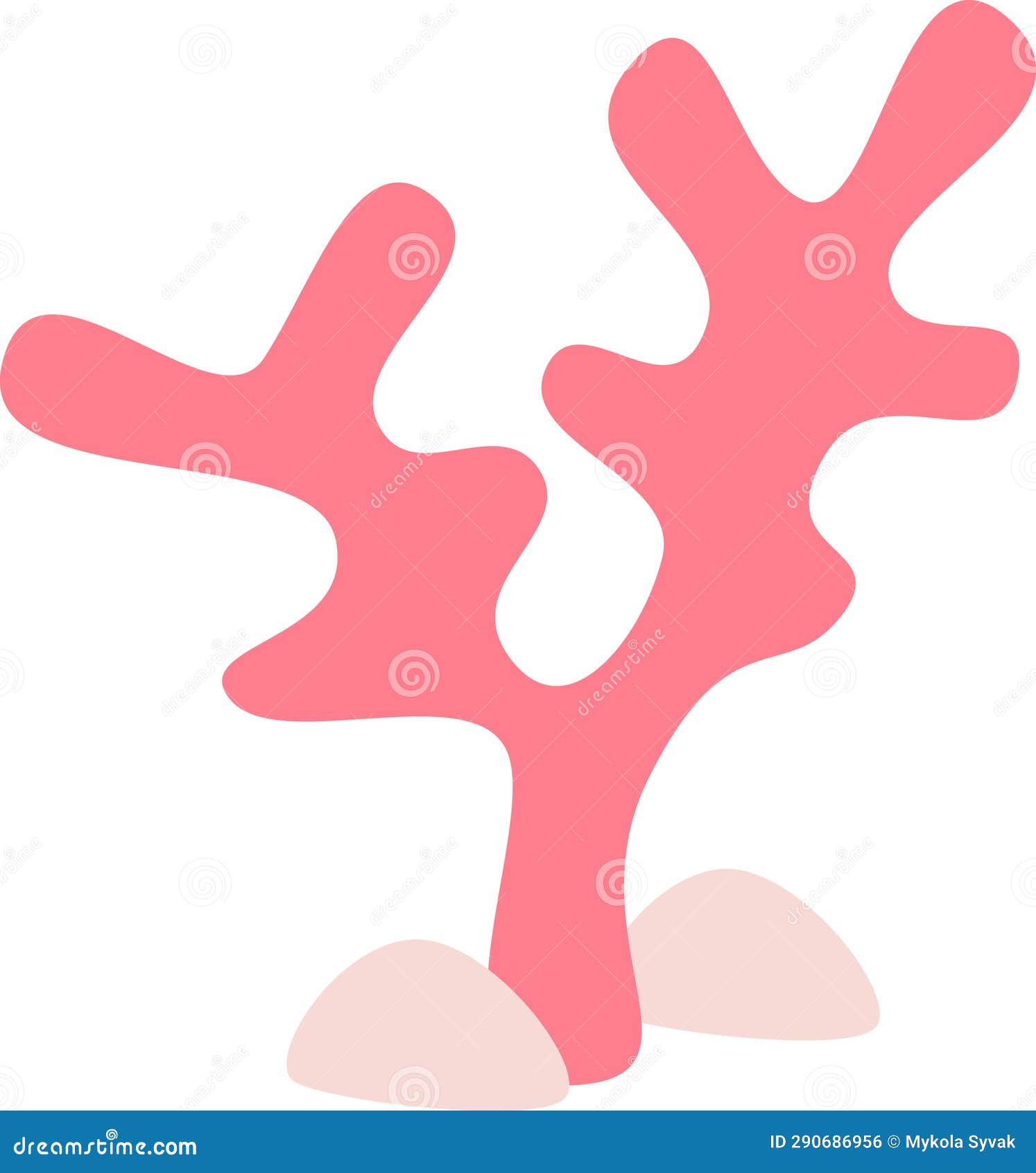 Sea Coral Icon stock vector. Illustration of reef, nature - 290686956