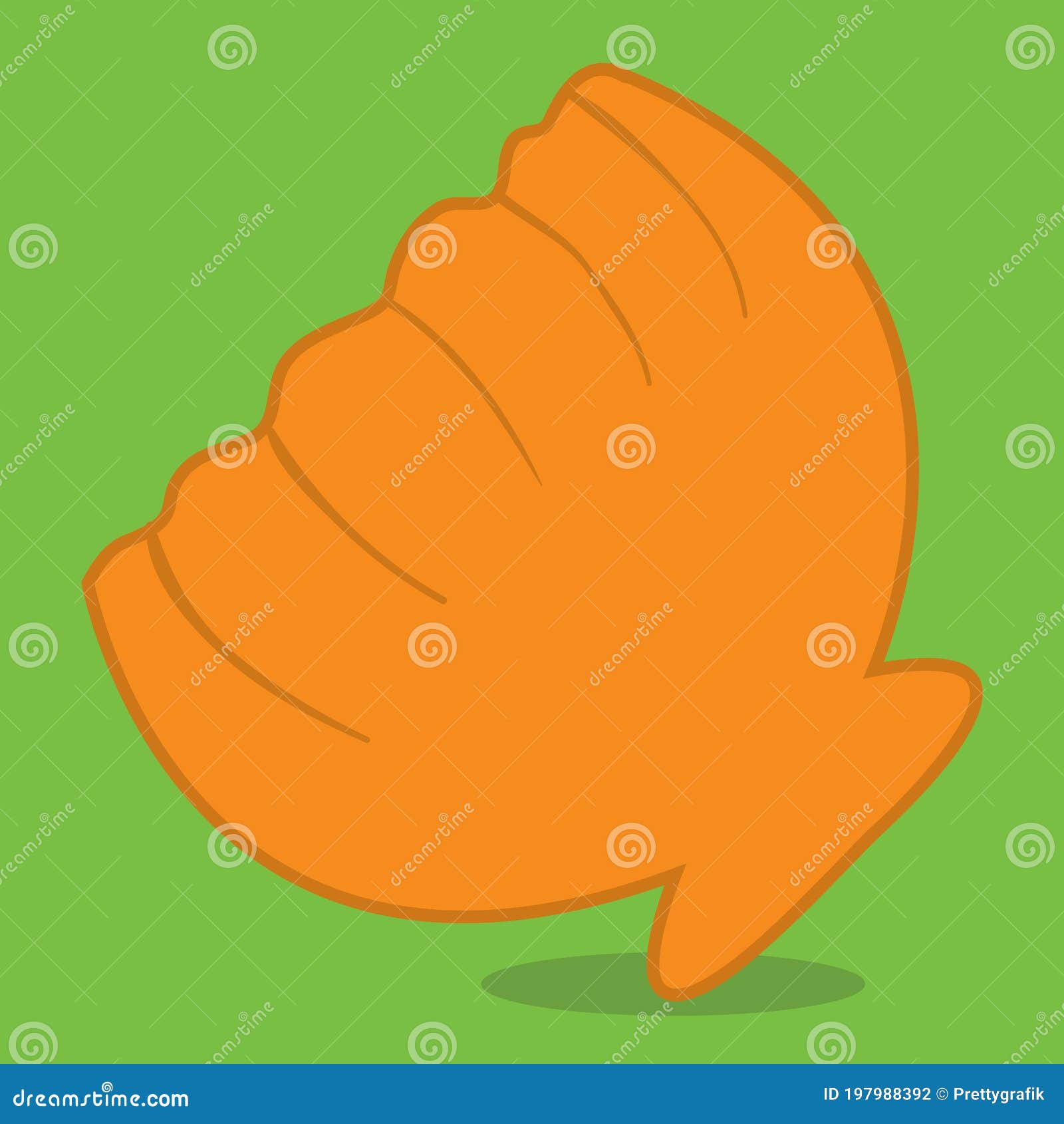 Sea Creatures Shell Orange 18 Stock Vector - Illustration of creatures ...