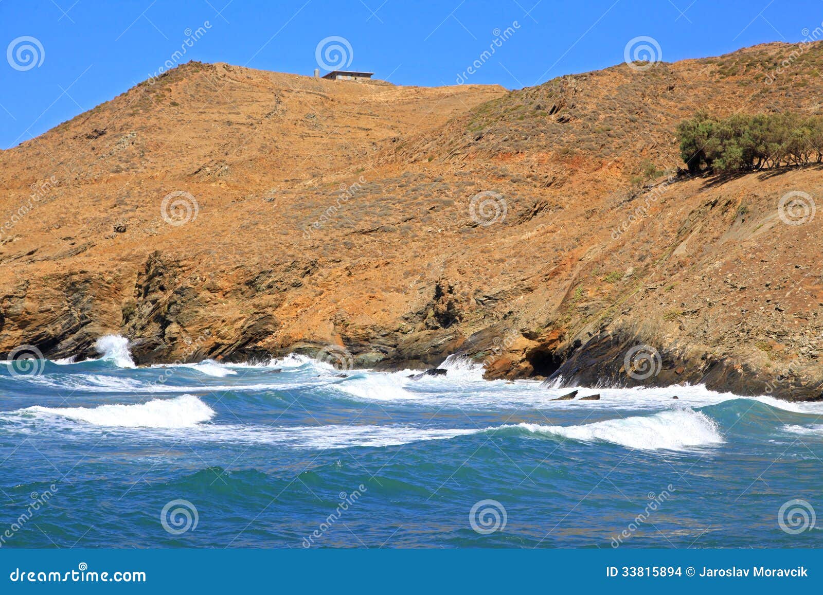 Sea of Crete stock photo. Image of clear, life, plants - 33815894
