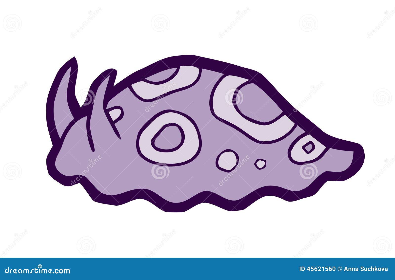 Sea Cucumber Stylized Vector Illustration Stock Vector - Illustration ...