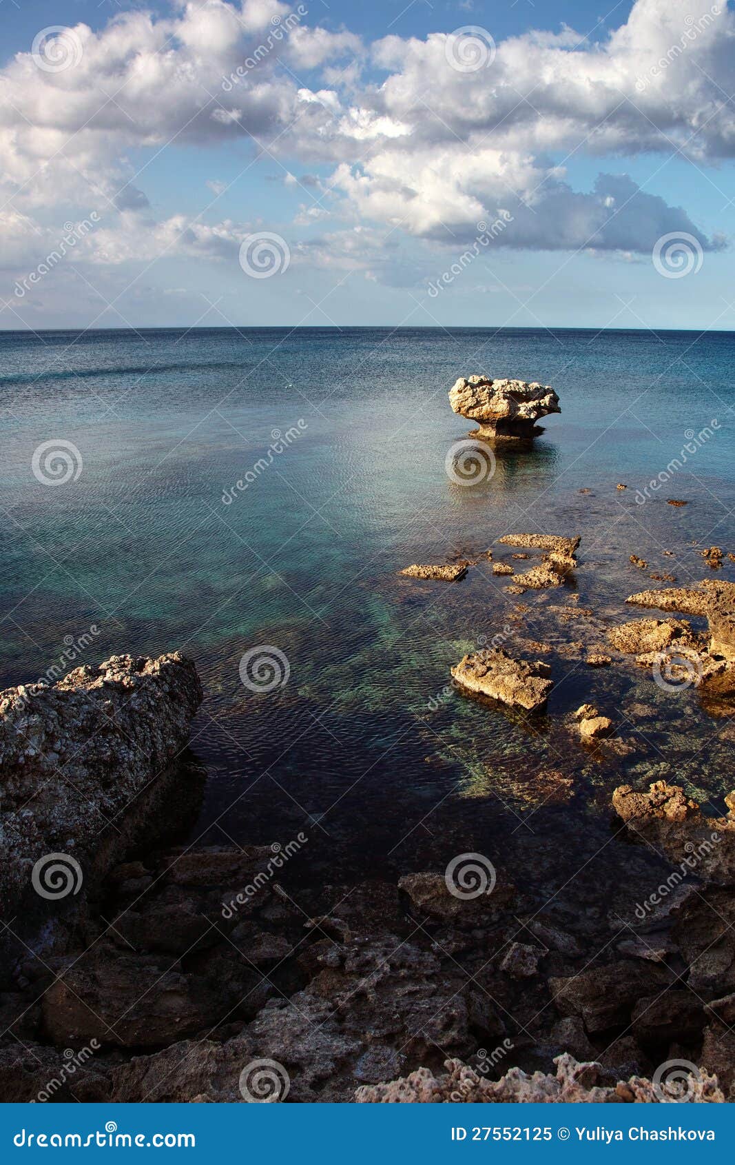 Sea of Cyprus stock image. Image of nature, blue, destinations - 27552125