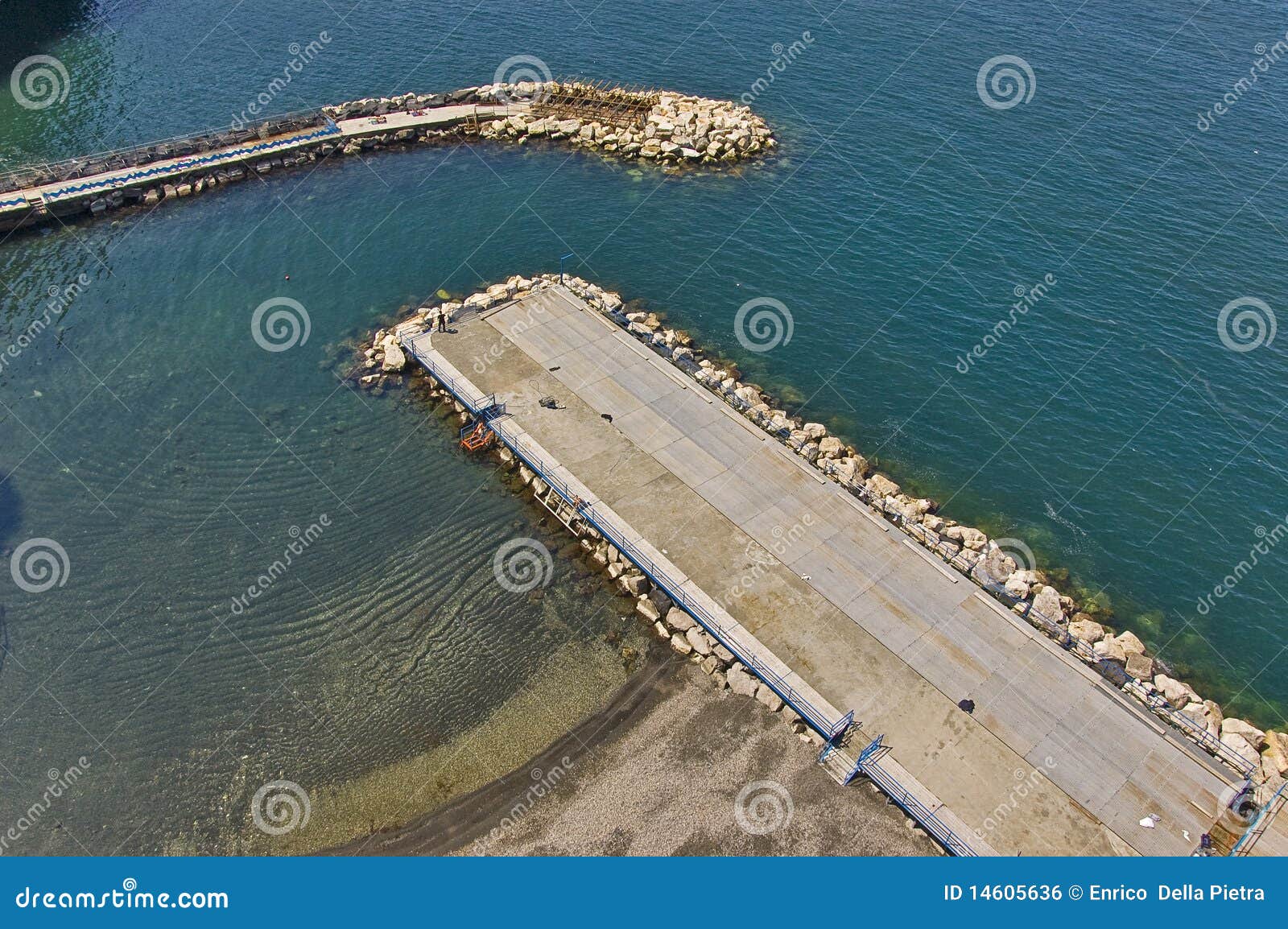 Sea dam stock photo. Image of beach, sand, ship, harbour - 14605636