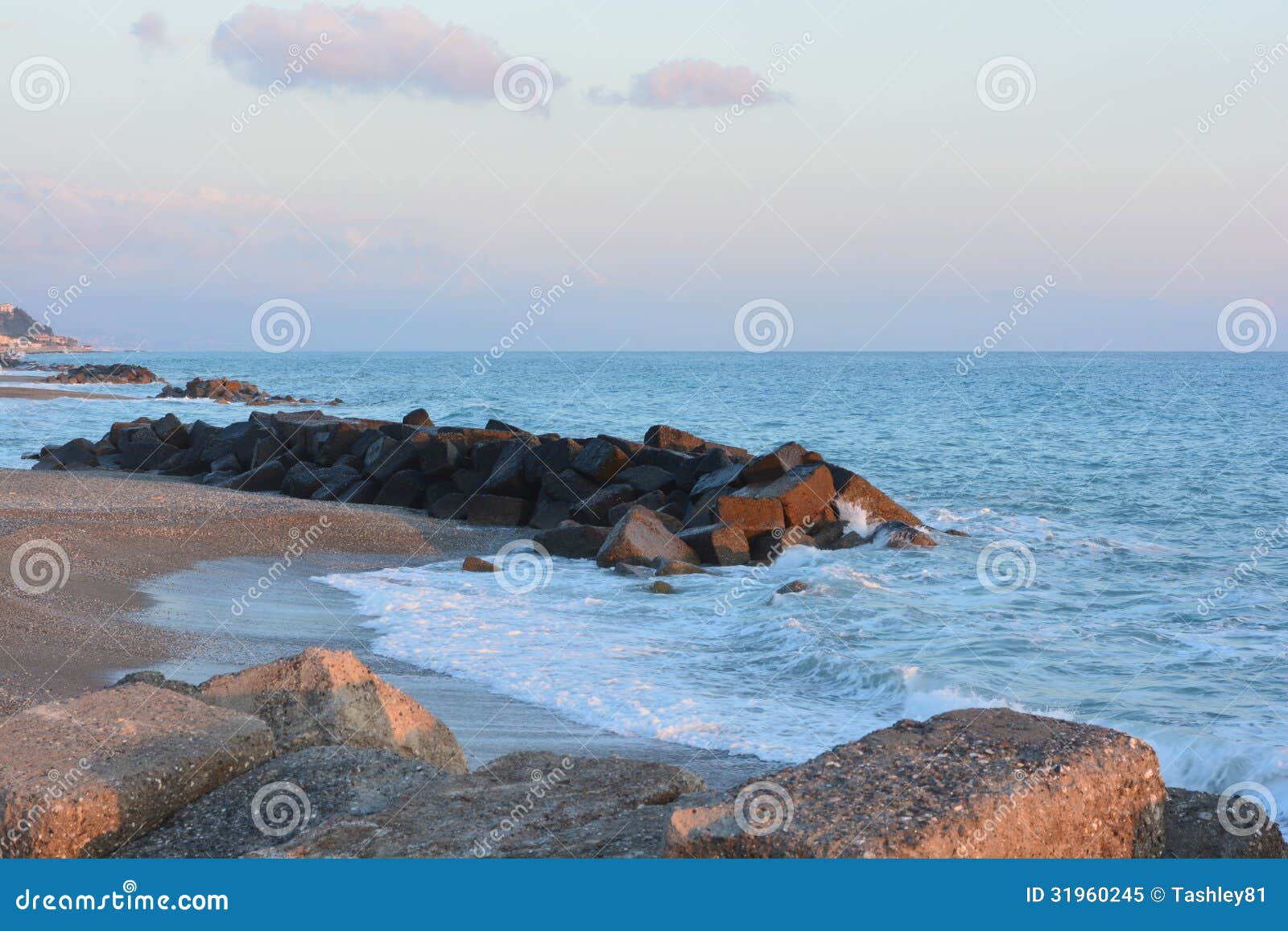 Sea defence stock image. Image of ocean, beach, tidal - 31960245