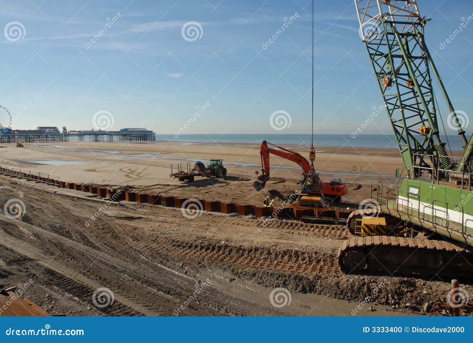 Sea defences stock photo. Image of beach, defence, environmental - 3333400
