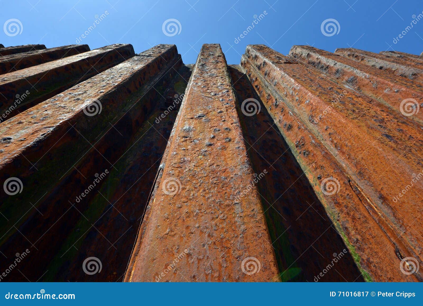 Sea defense wall stock image. Image of impenetrable, vertical - 71016817