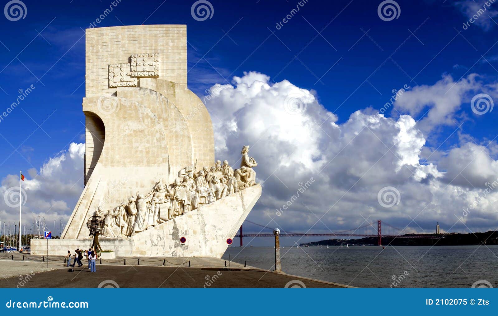 Sea-Discoveries Monument in Lisbon, Portugal. Editorial Image - Image ...