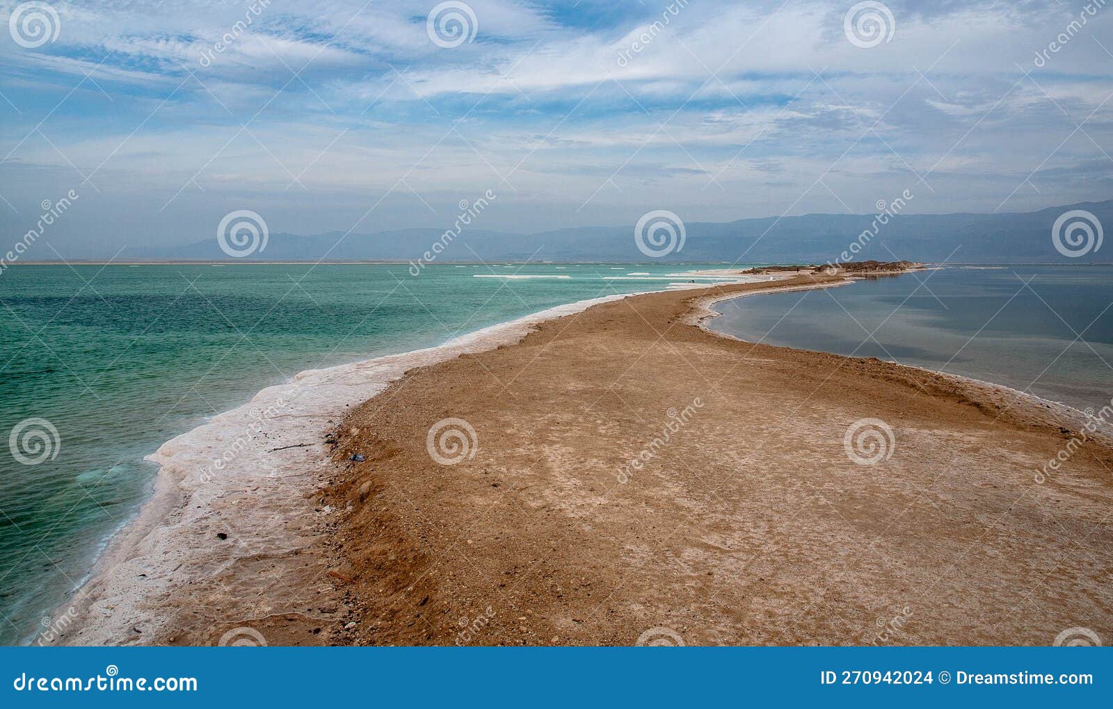 The Sea is Divided by a Path in the Middle, Stretching into the ...
