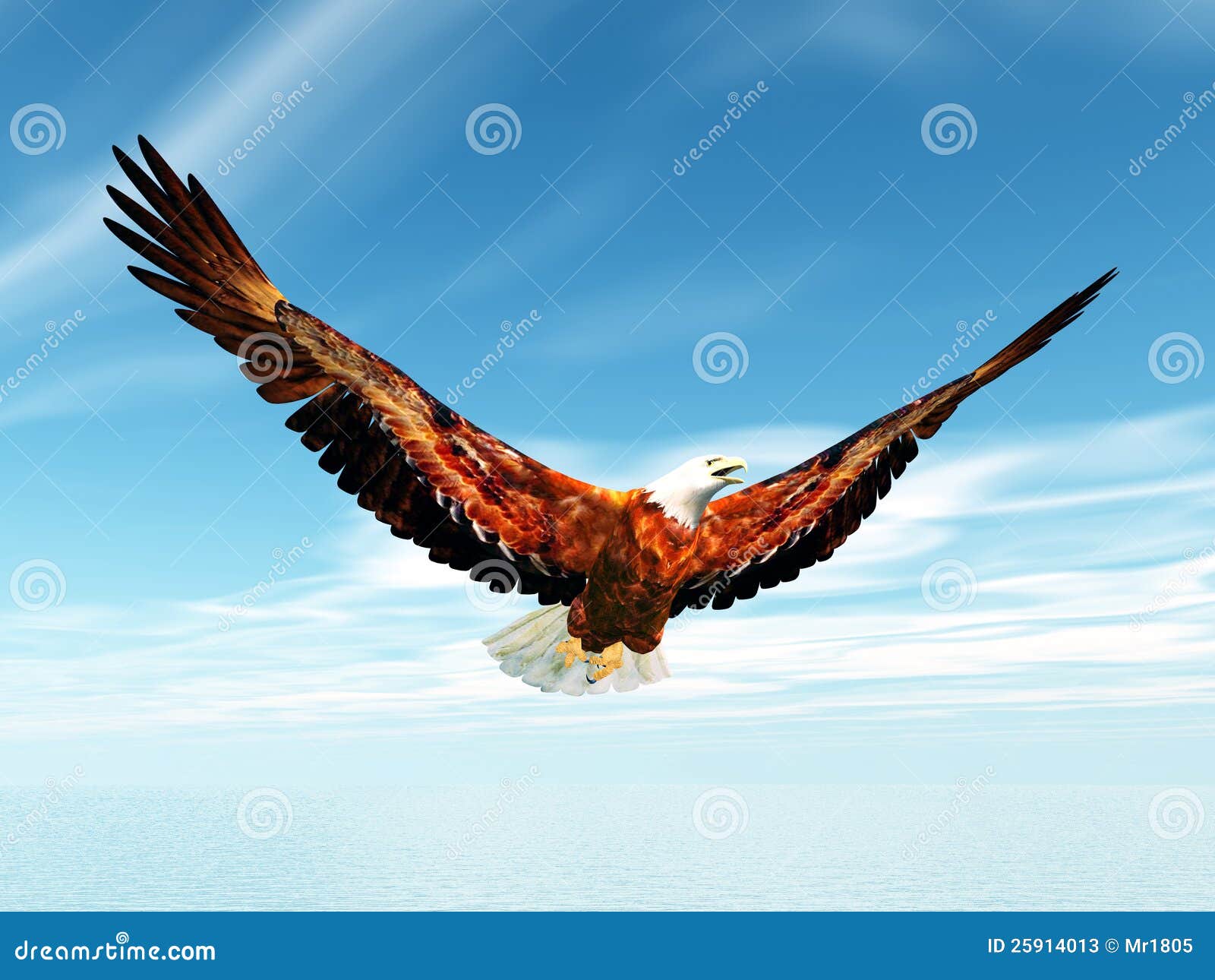 Sea Eagle stock illustration. Illustration of raptors - 25914013