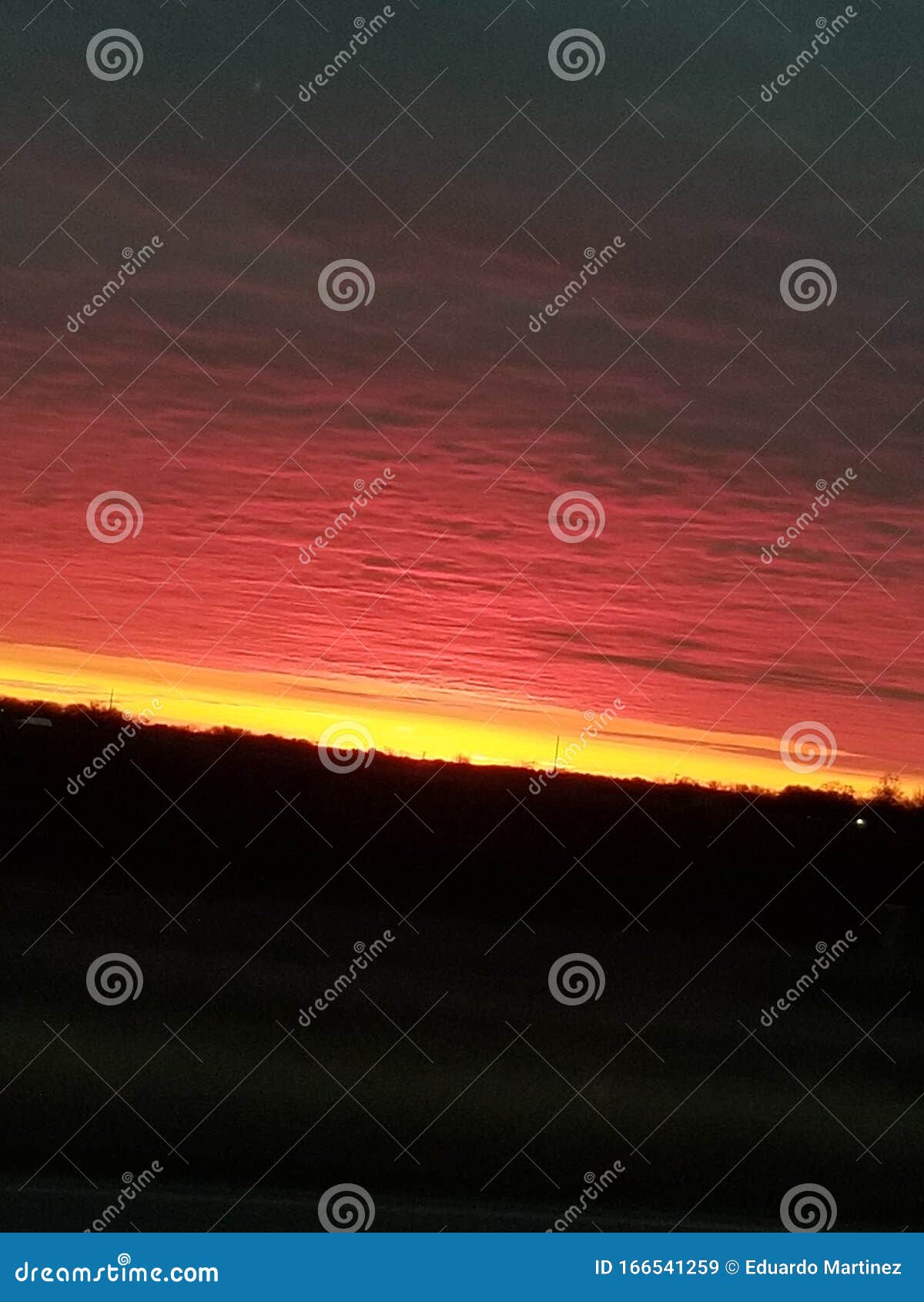 Sea of fire in the sky stock image. Image of fire, sunrise - 166541259