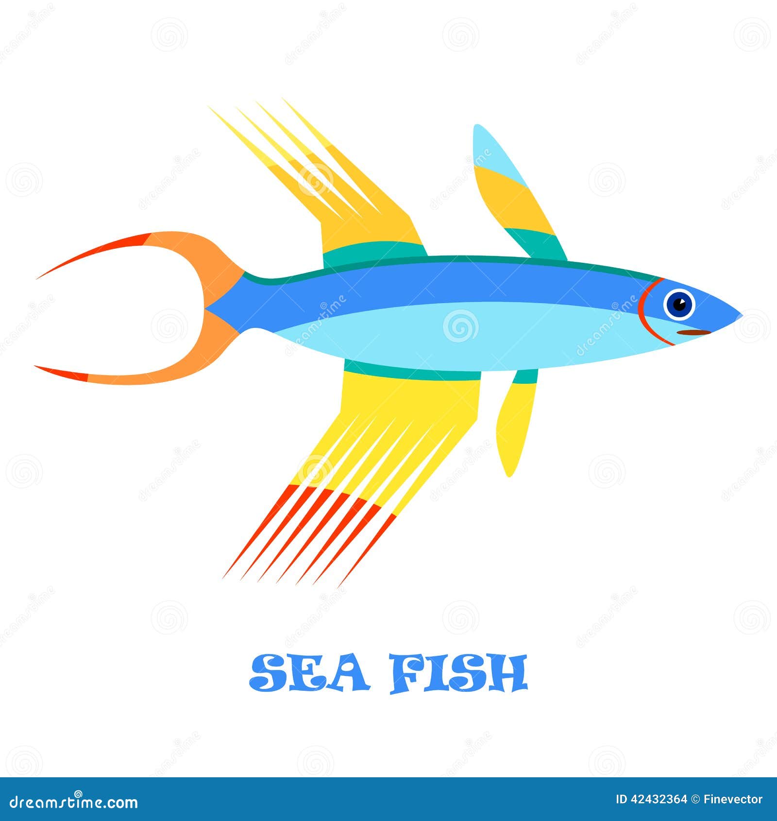 Fish Color Icon. Industrial Commercial Seafood Fish Breeding ...