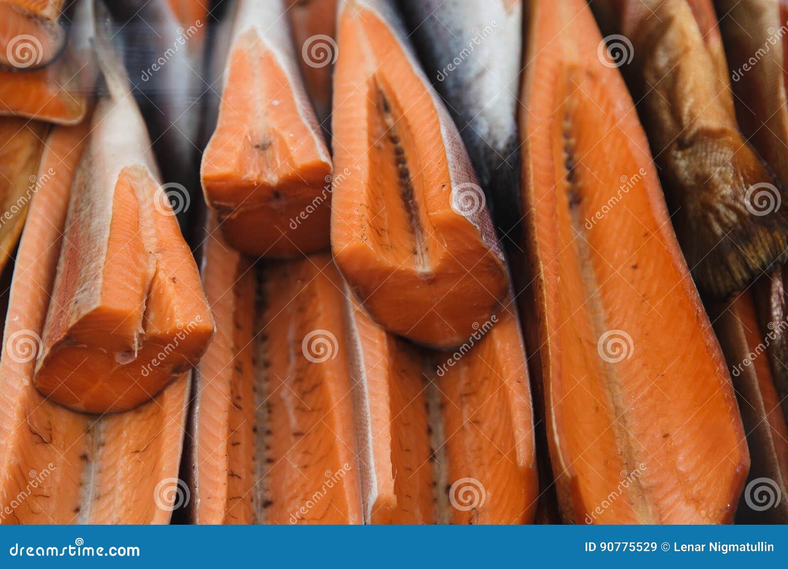 Sea Fish. Dried, Smoked, Small Fish on Fair. Stock Image - Image of ...