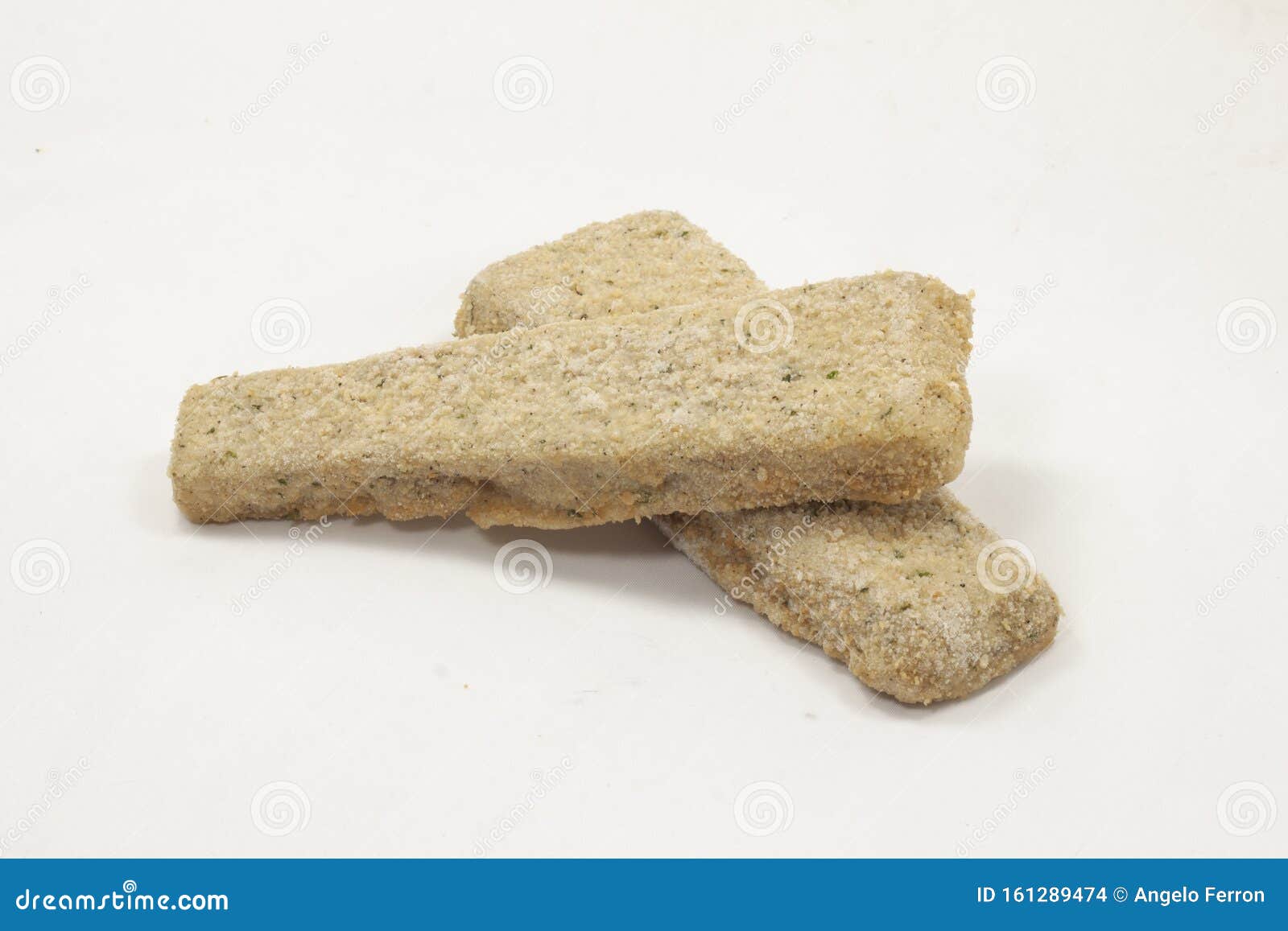 Sea Fish Frozen Gratinated Cod Stock Photo - Image of recipe, meal ...