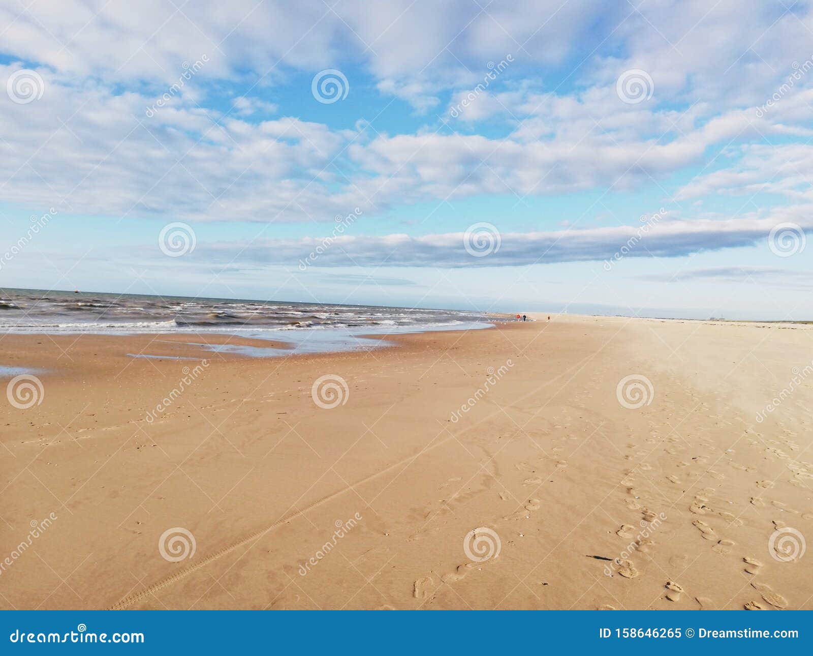 The Sea Flow. the North Sea in Time of Flow. Stock Image - Image of ...