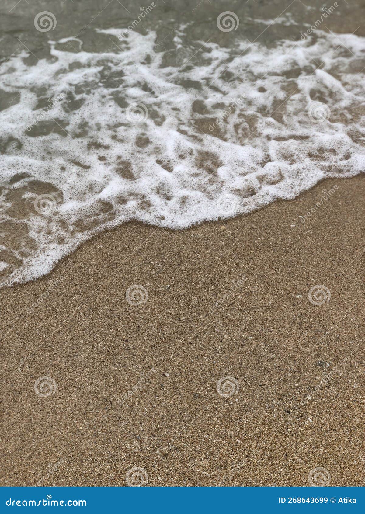 Sea Foam on the Beach with Sand Stock Image - Image of friend, natural ...
