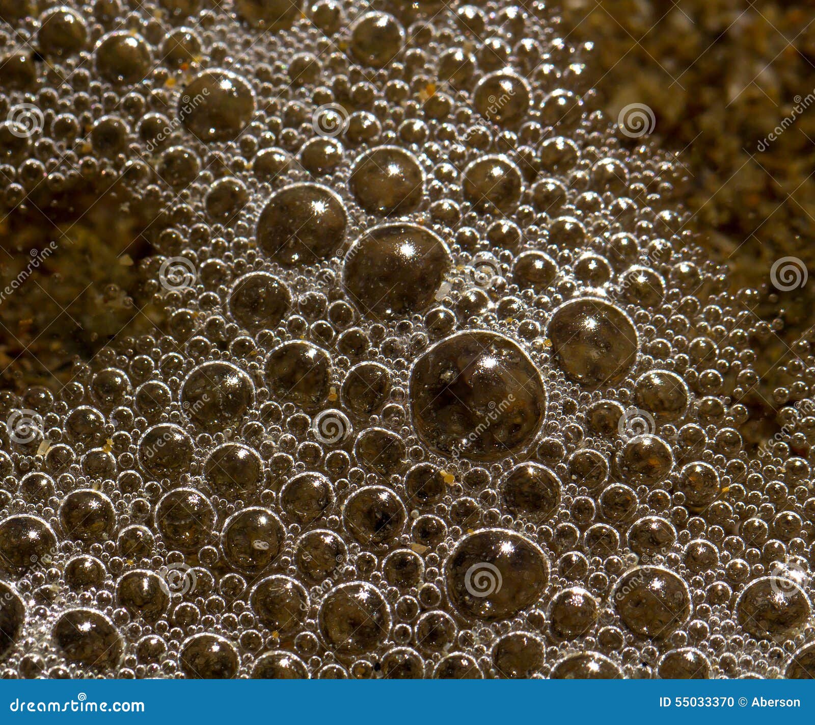 Sea Foam Bubbles in Close Up Stock Photo - Image of foam, bubbles: 55033370
