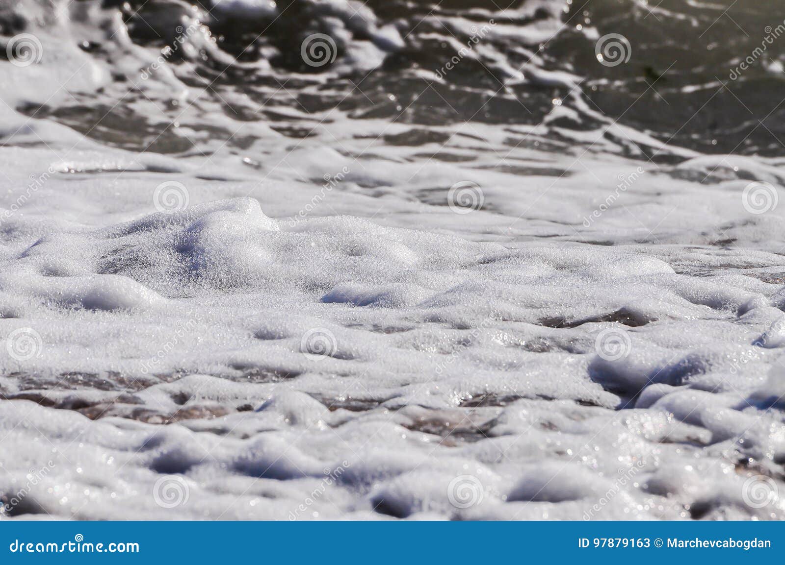 Splashed Water Drops. Fresh, Blue Water. Royalty-Free Stock Photography ...