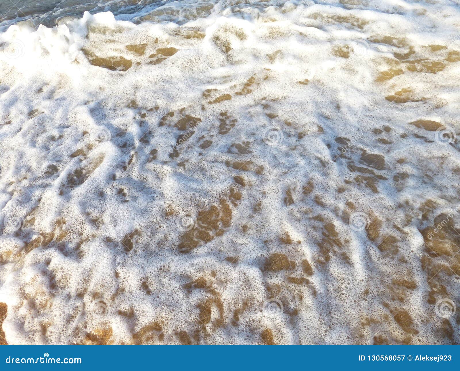 Sea foam texture. stock image. Image of summer, sand - 130568057