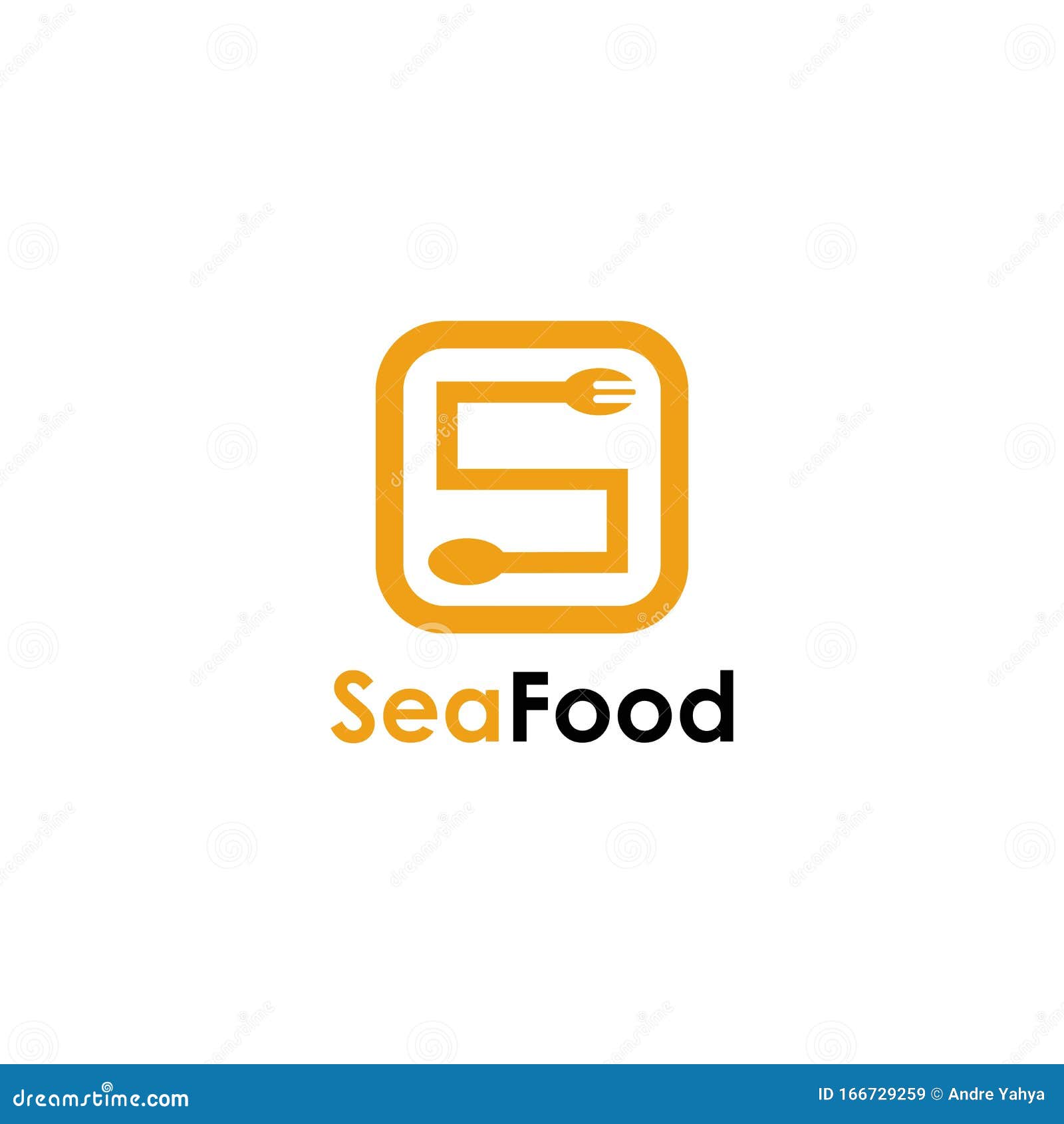 Sea food logo template stock image. Image of organic - 166729259
