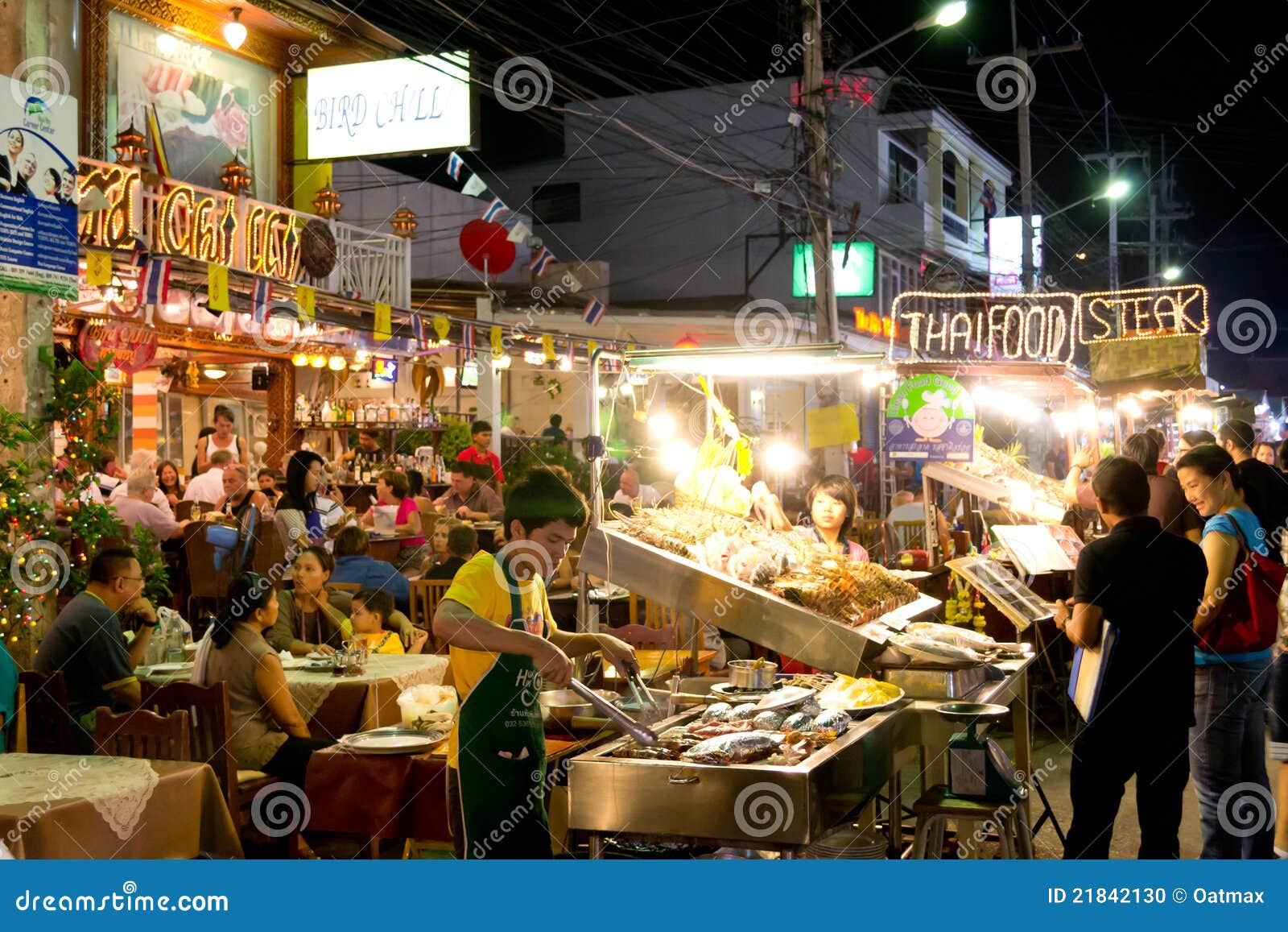 Sea Food Restaurant in Thailand Editorial Image - Image of cooking ...