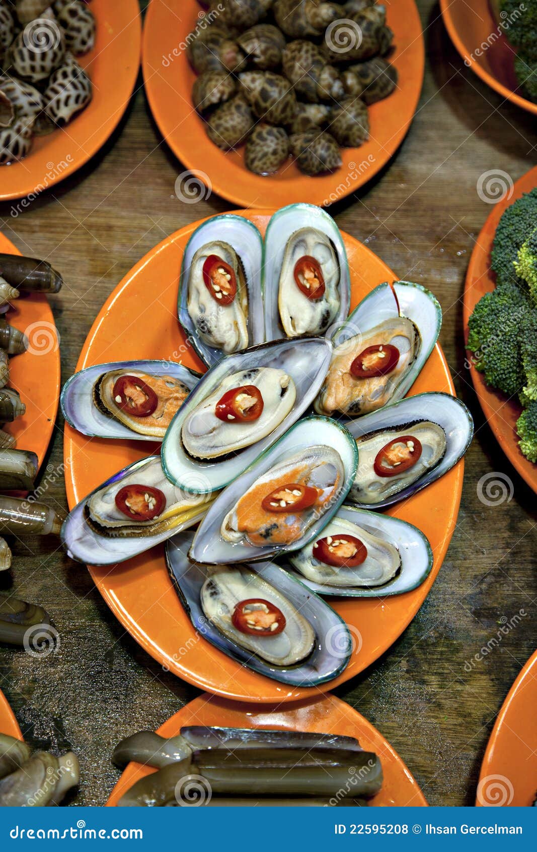 Sea foods stock photo. Image of foods, plate, kong, hong - 22595208