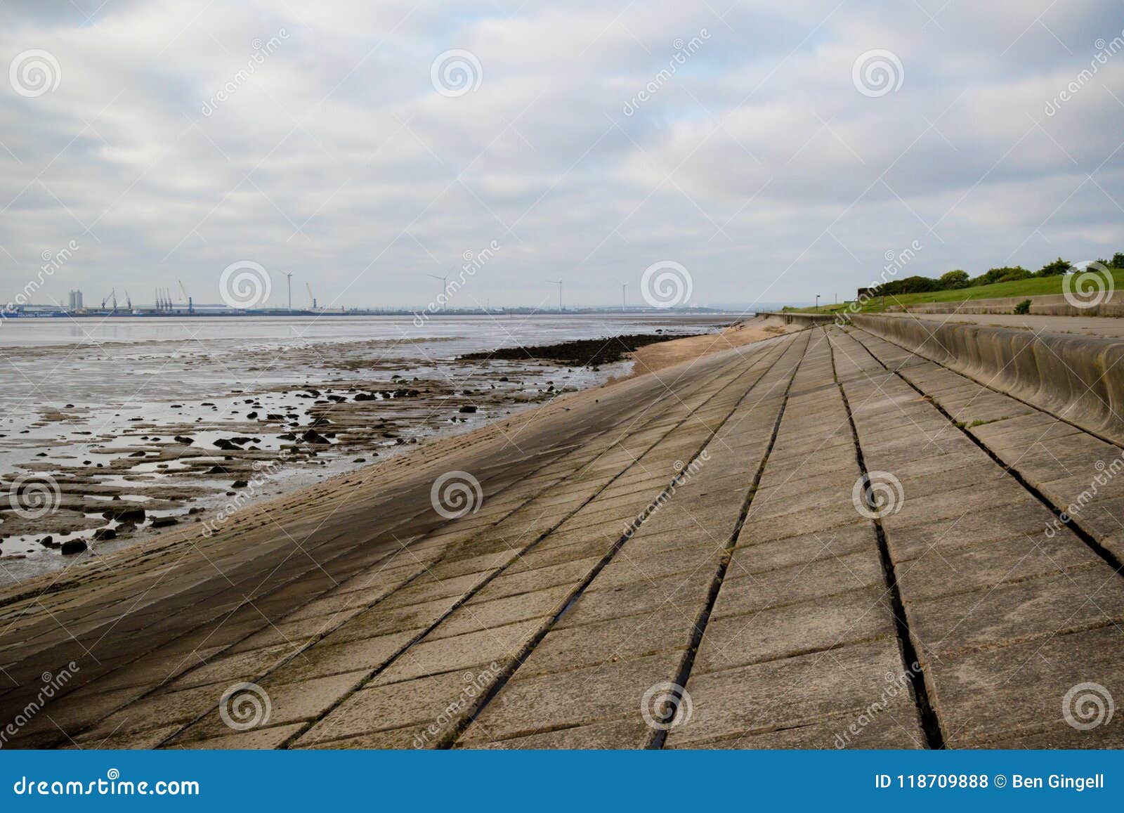 The Sea Front on the Isle of Grain Stock Photo - Image of shoreline ...