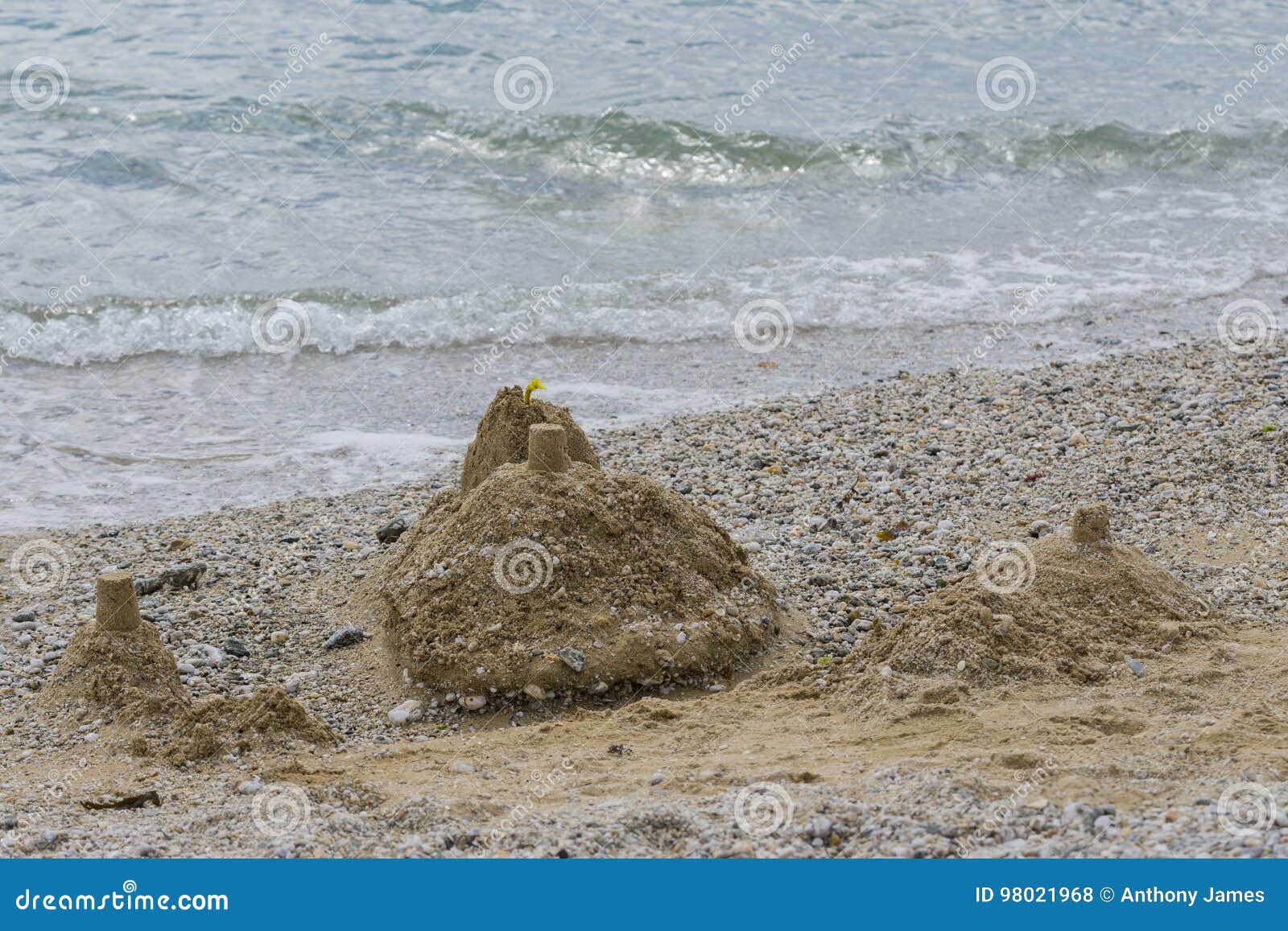 A Sea Front View in the Summertime in Cornwall Stock Photo - Image of ...
